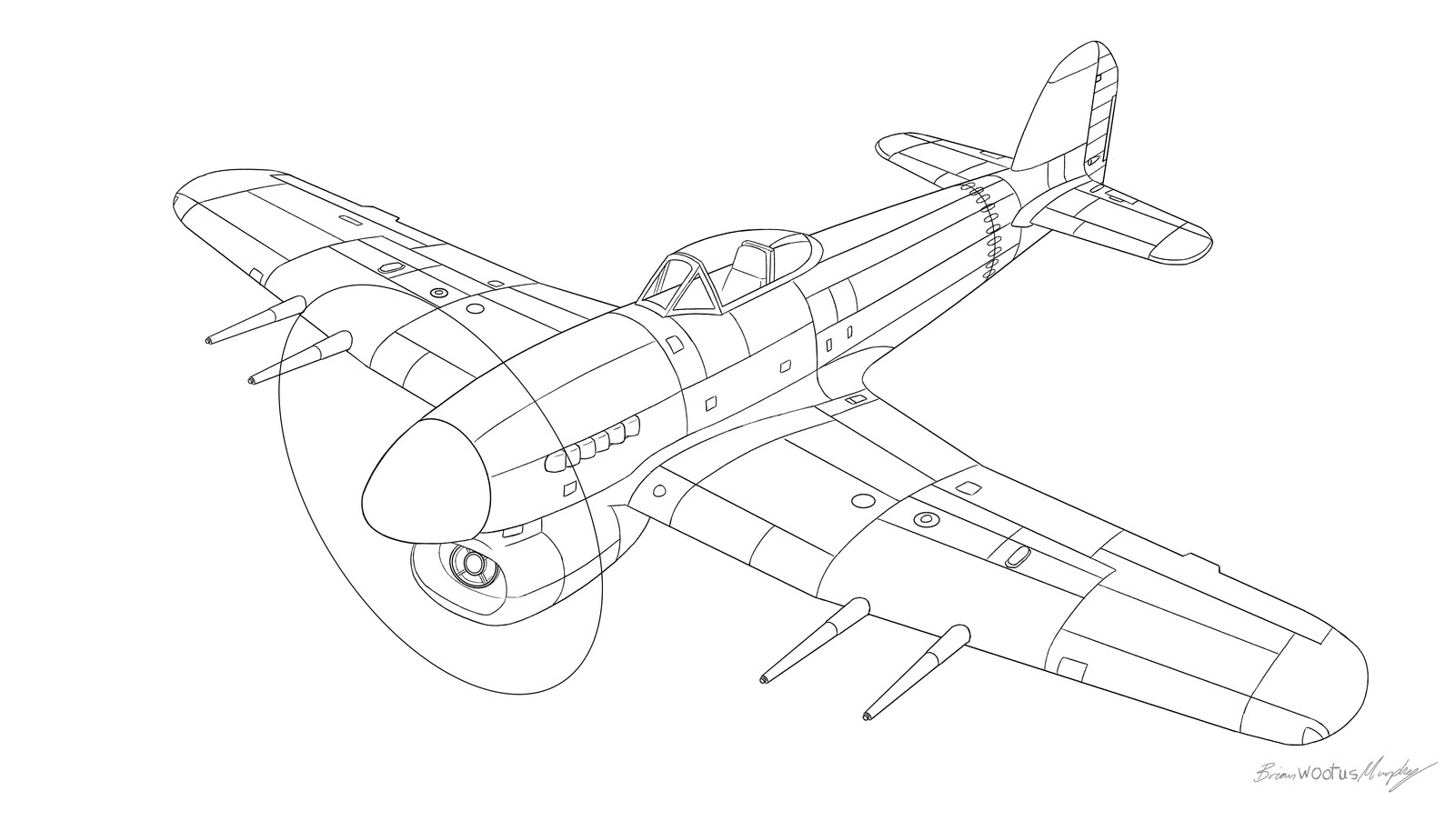 Brian J Murphy - Hawker Typhoon