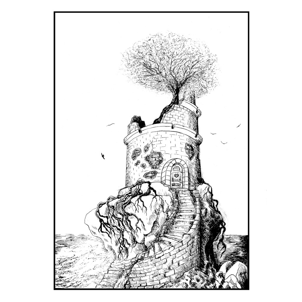 Pen And Ink Drawings Of Lighthouses Y U S U F K A Y A | Lighthouse