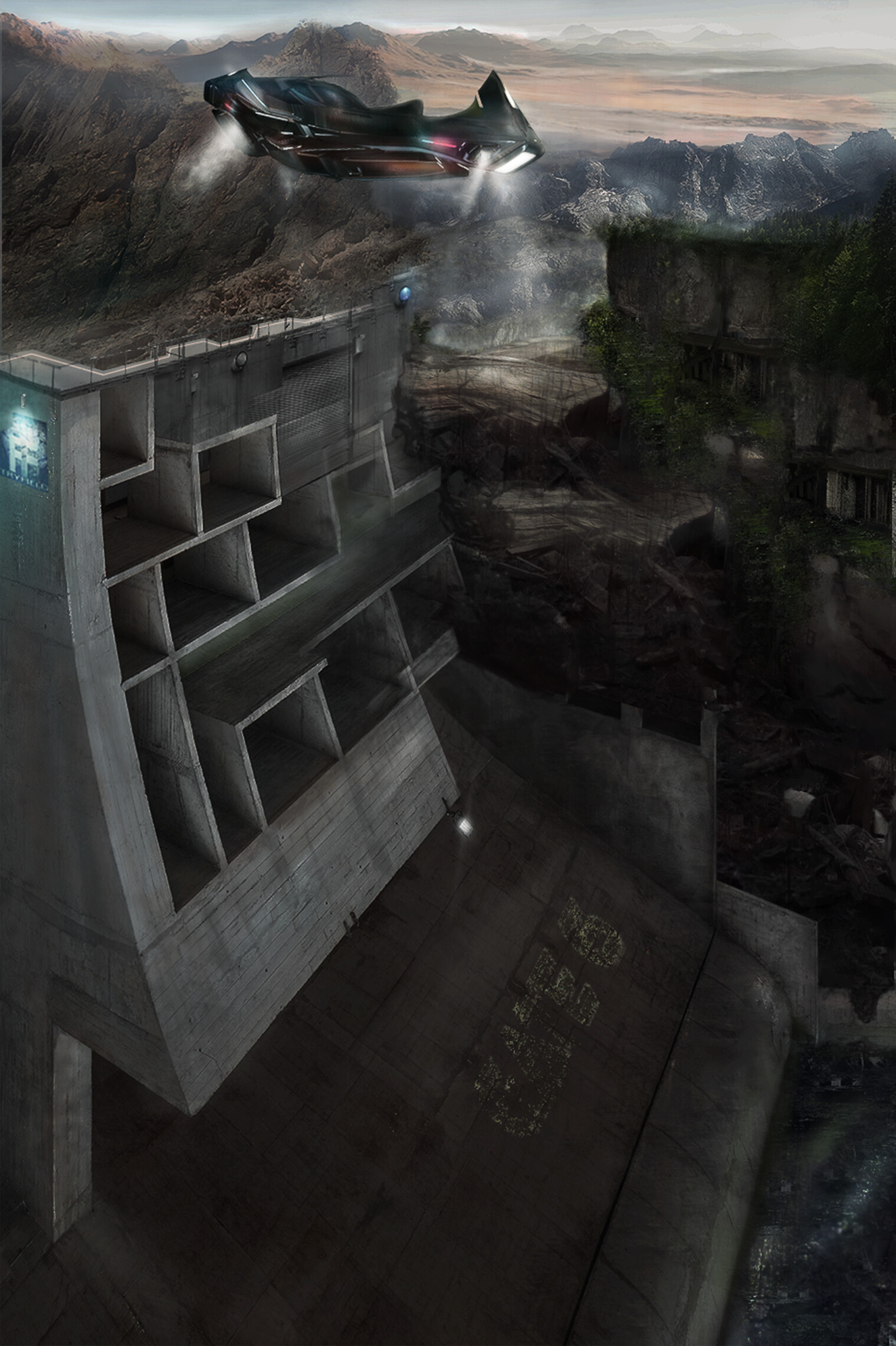 ArtStation - Control flight Gate 6