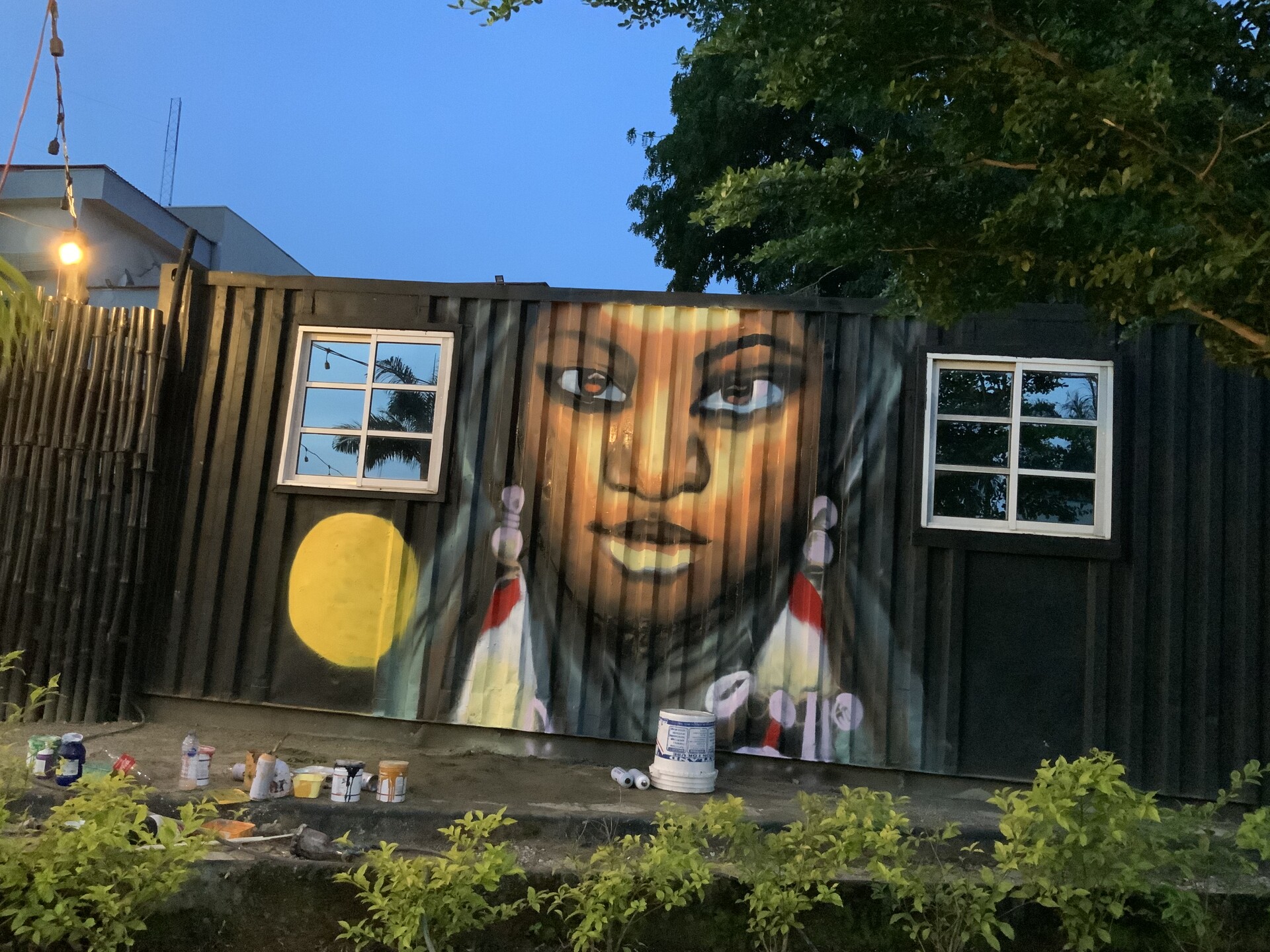 ArtStation - Mural on container