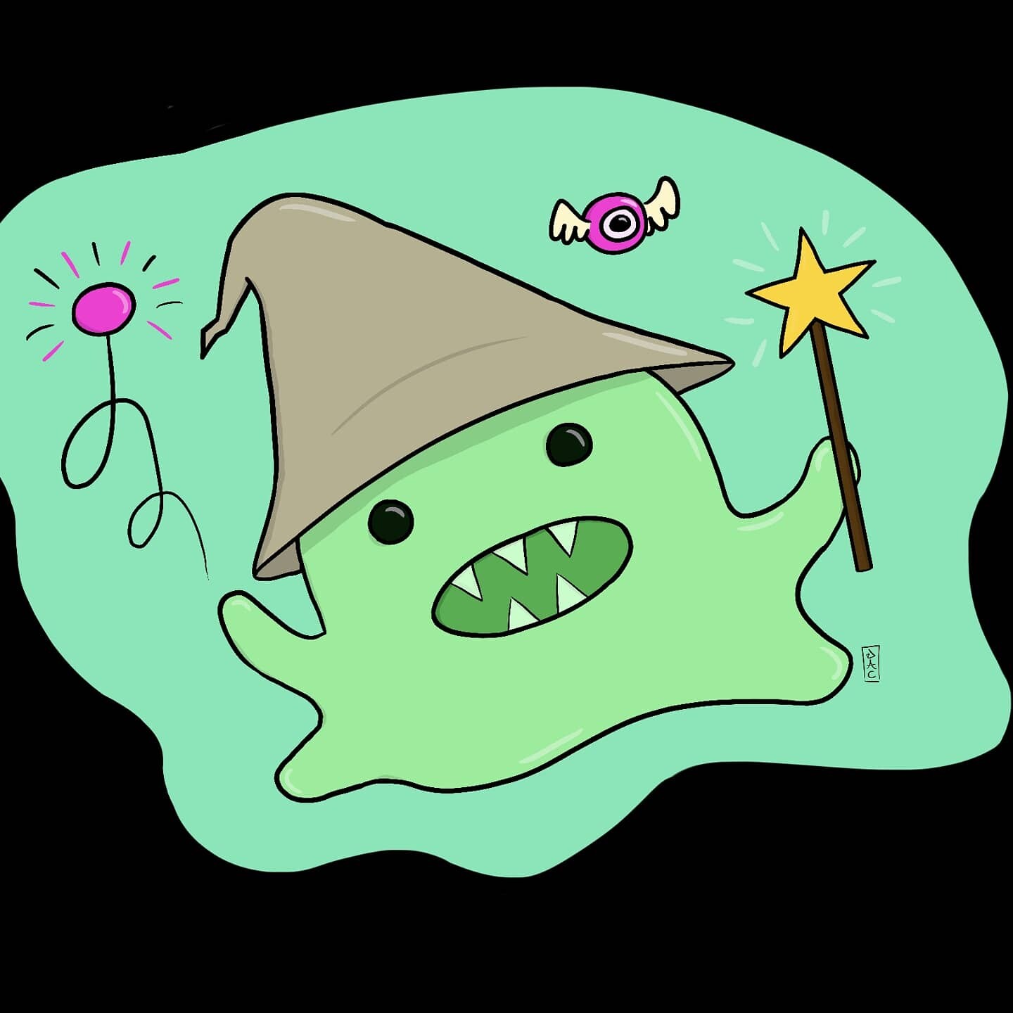 ArtStation - Slime Wizard & Fleye-ball