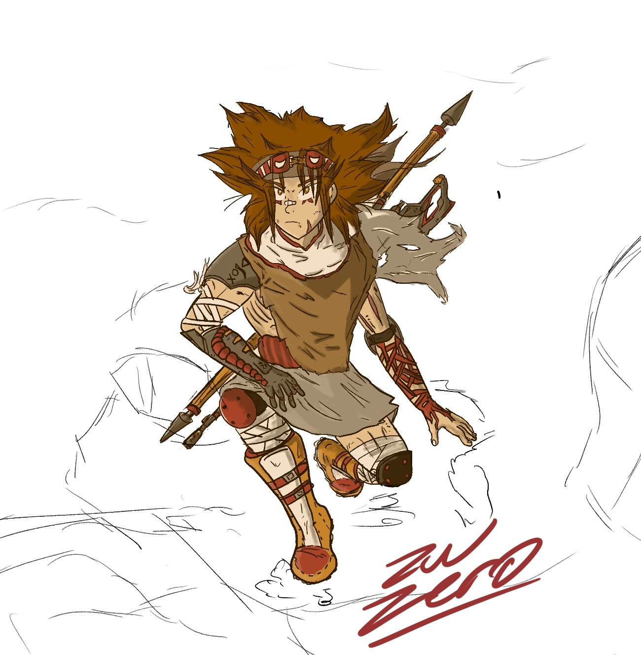 ArtStation - Desert character design concept