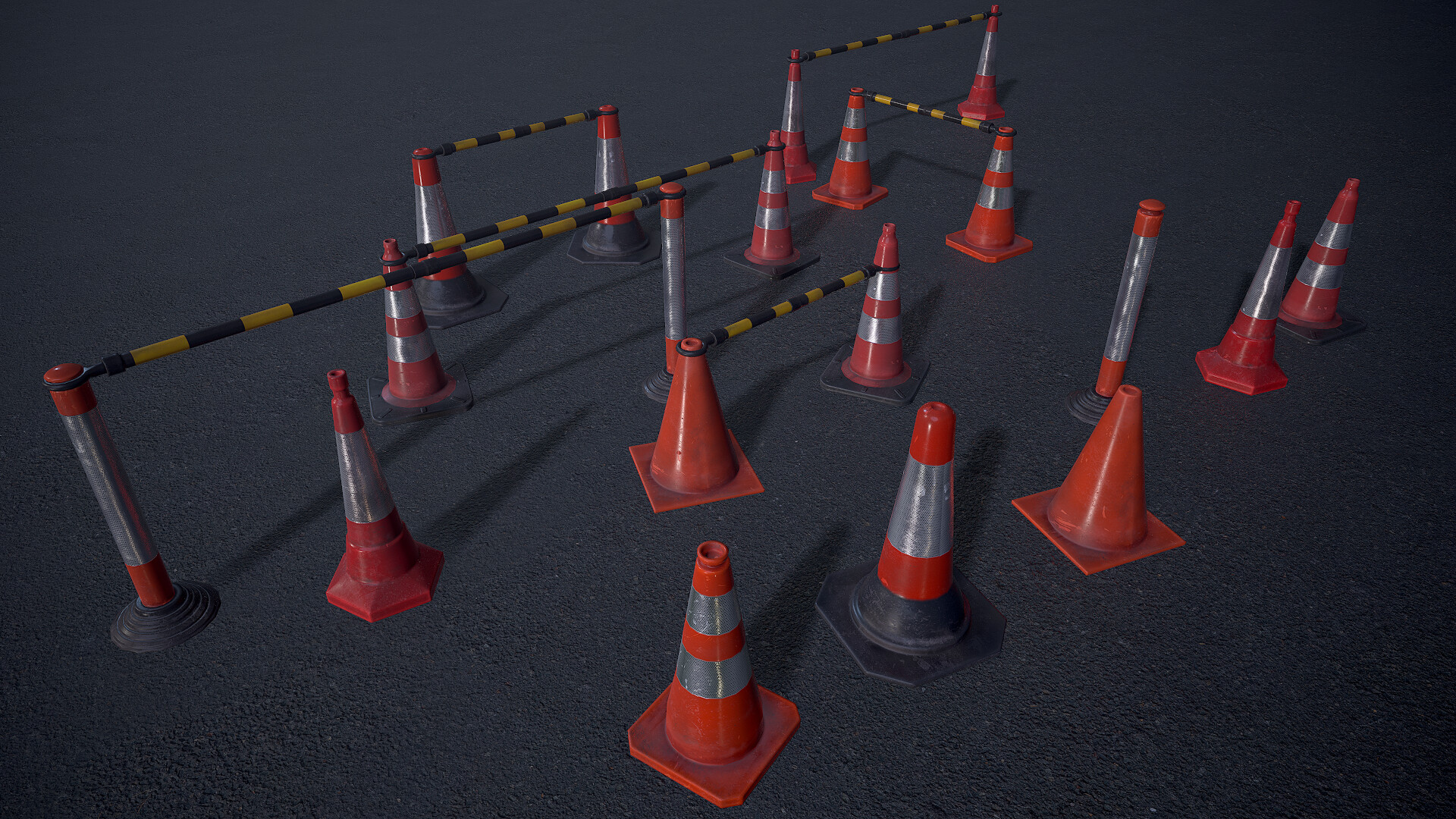 ArtStation - Traffic Cones