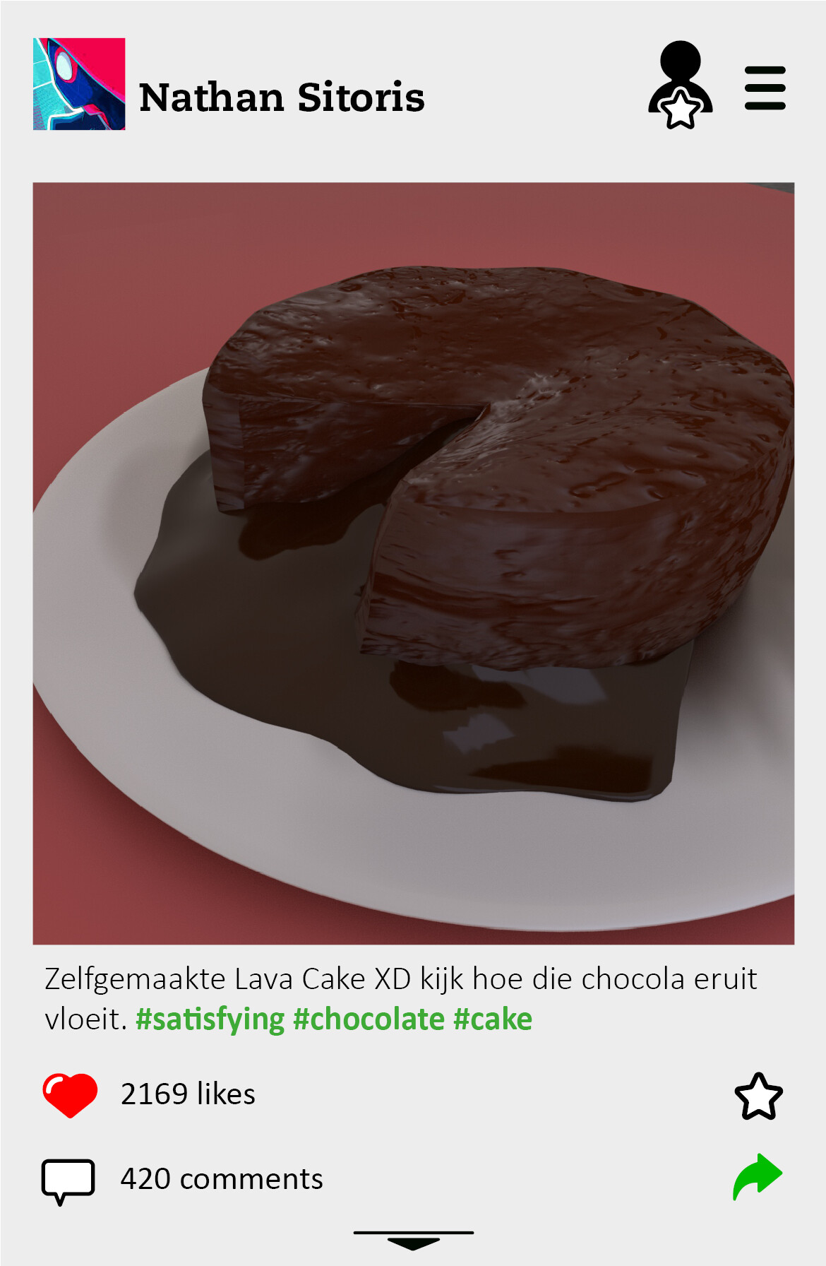 ArtStation - Lava Cake!