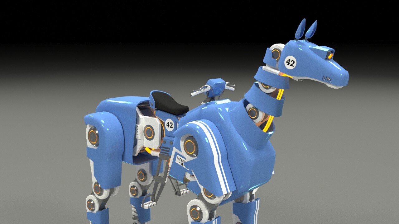 ArtStation - Mechanical horse