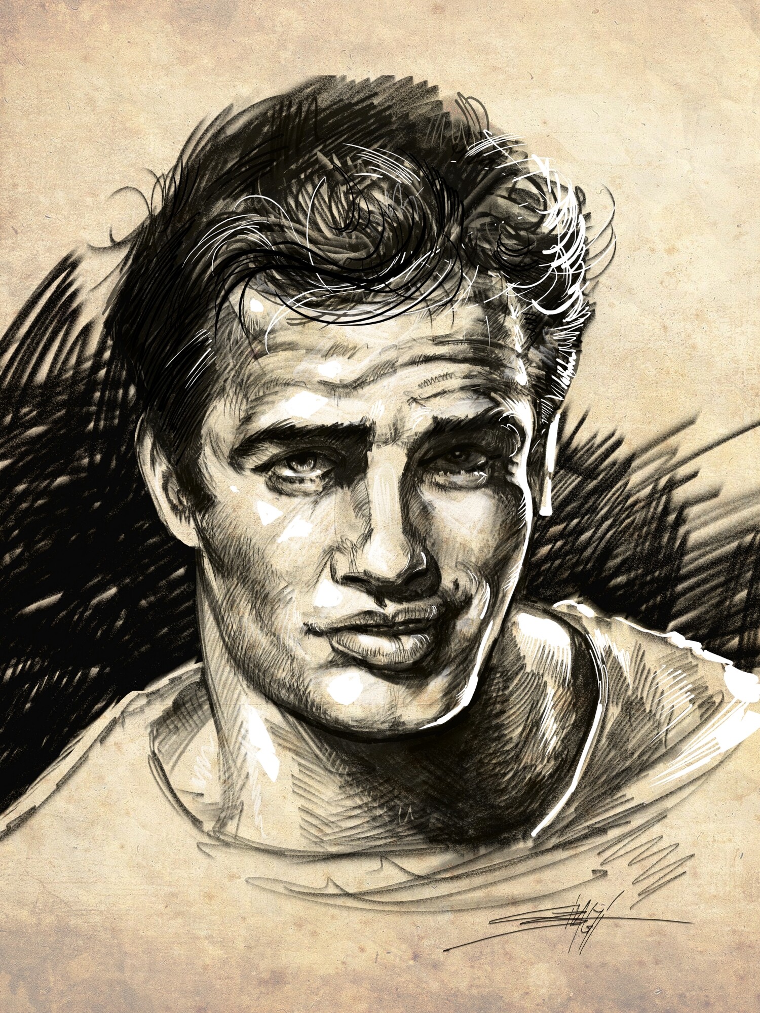 Drawing Of Film Star at Sharon Soliz blog