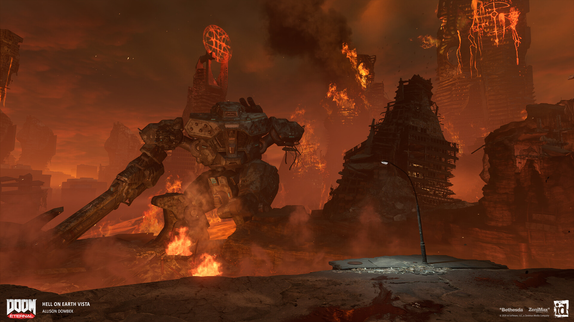 Allison Dombek - DOOM Eternal - Hell On Earth Vista