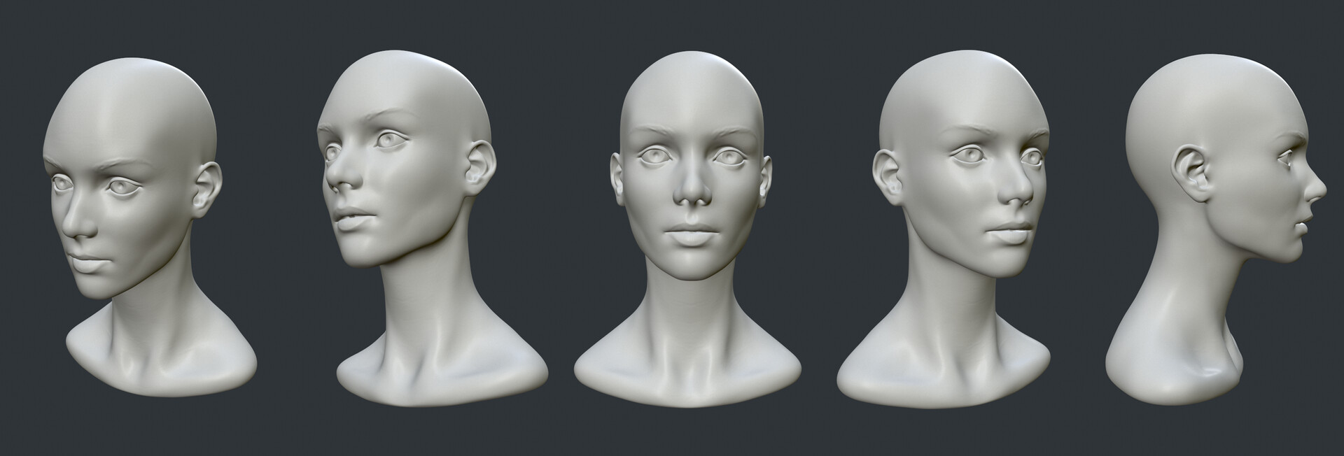 ArtStation - Female head