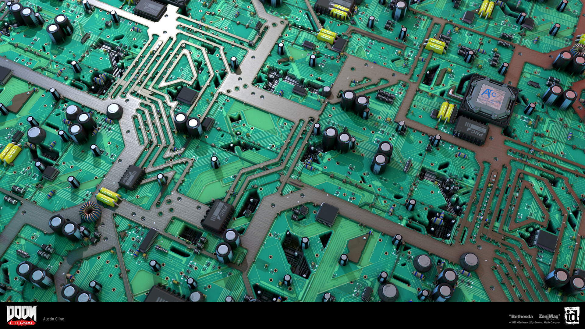 Austin Cline - Doom Eternal Circuit boards
