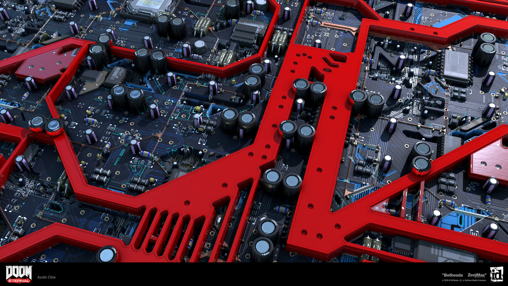 Austin Cline - Doom Eternal Circuit boards