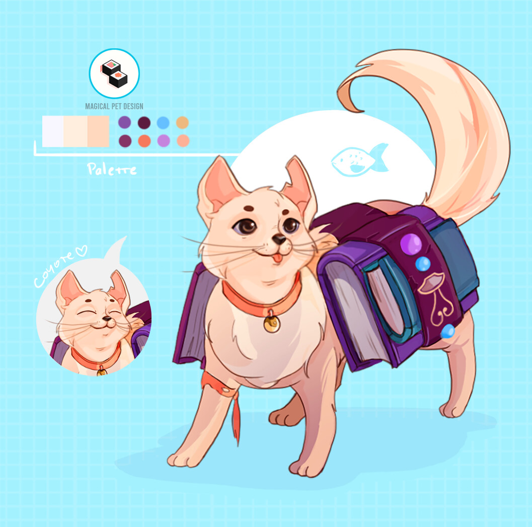 ArtStation - Magical Pet Design - "Coyote"
