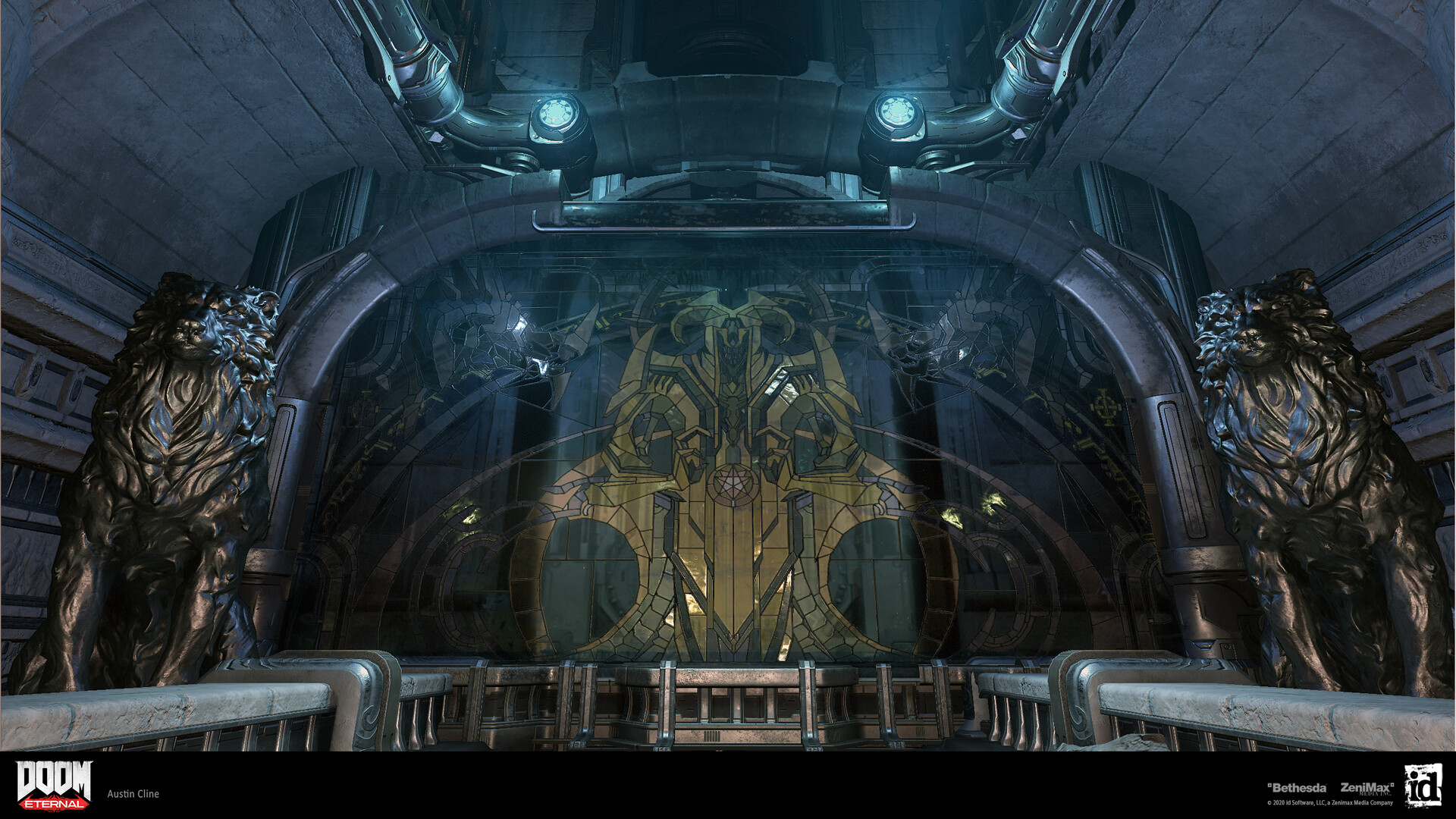 Austin Cline - Doom Eternal Stained Glass