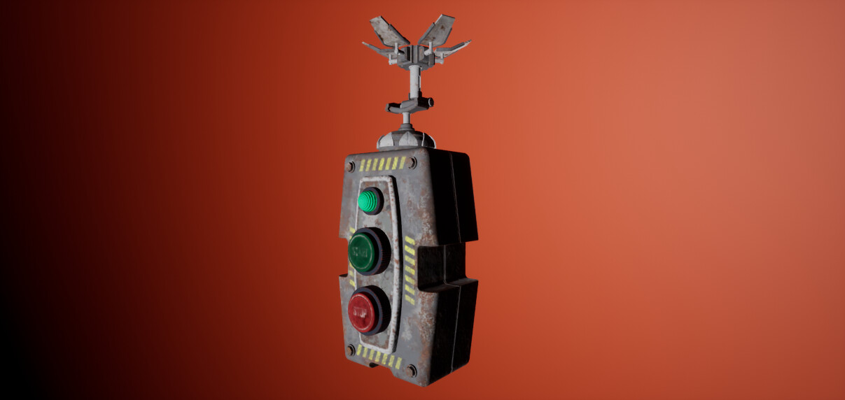 ArtStation - Sci-Fi Button Box