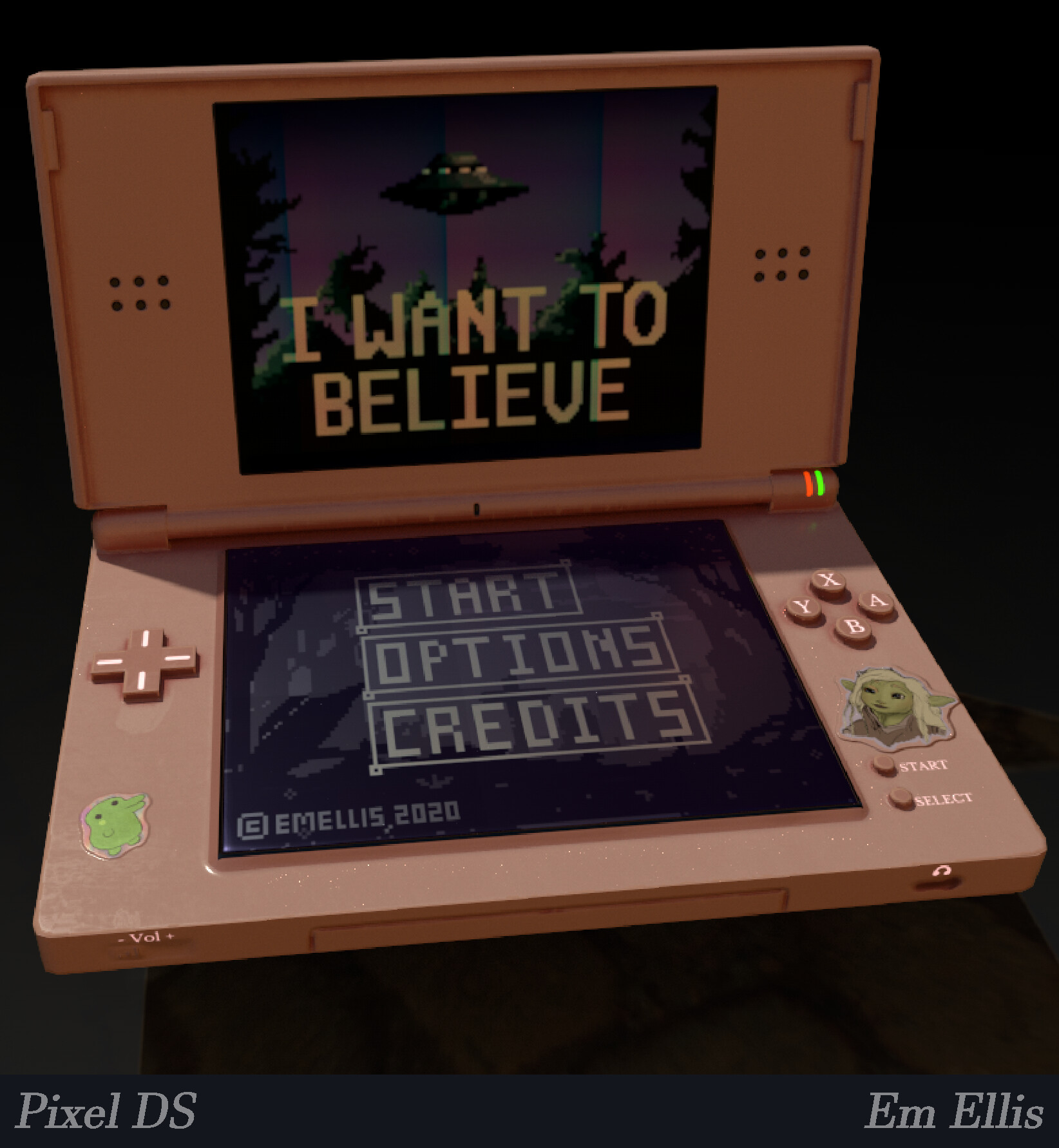 Art & Collectibles Pixel DS A6 Print Giclée Prints etna.com.pe