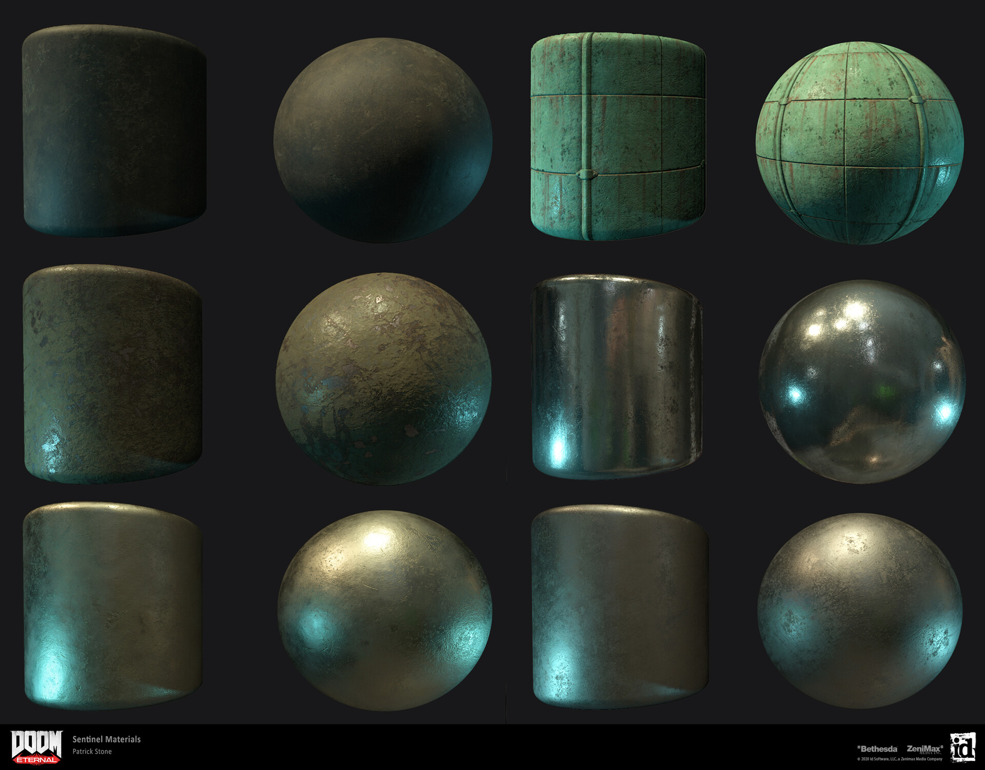 Patrick Stone - Doom Eternal - Sentinel Base Materials
