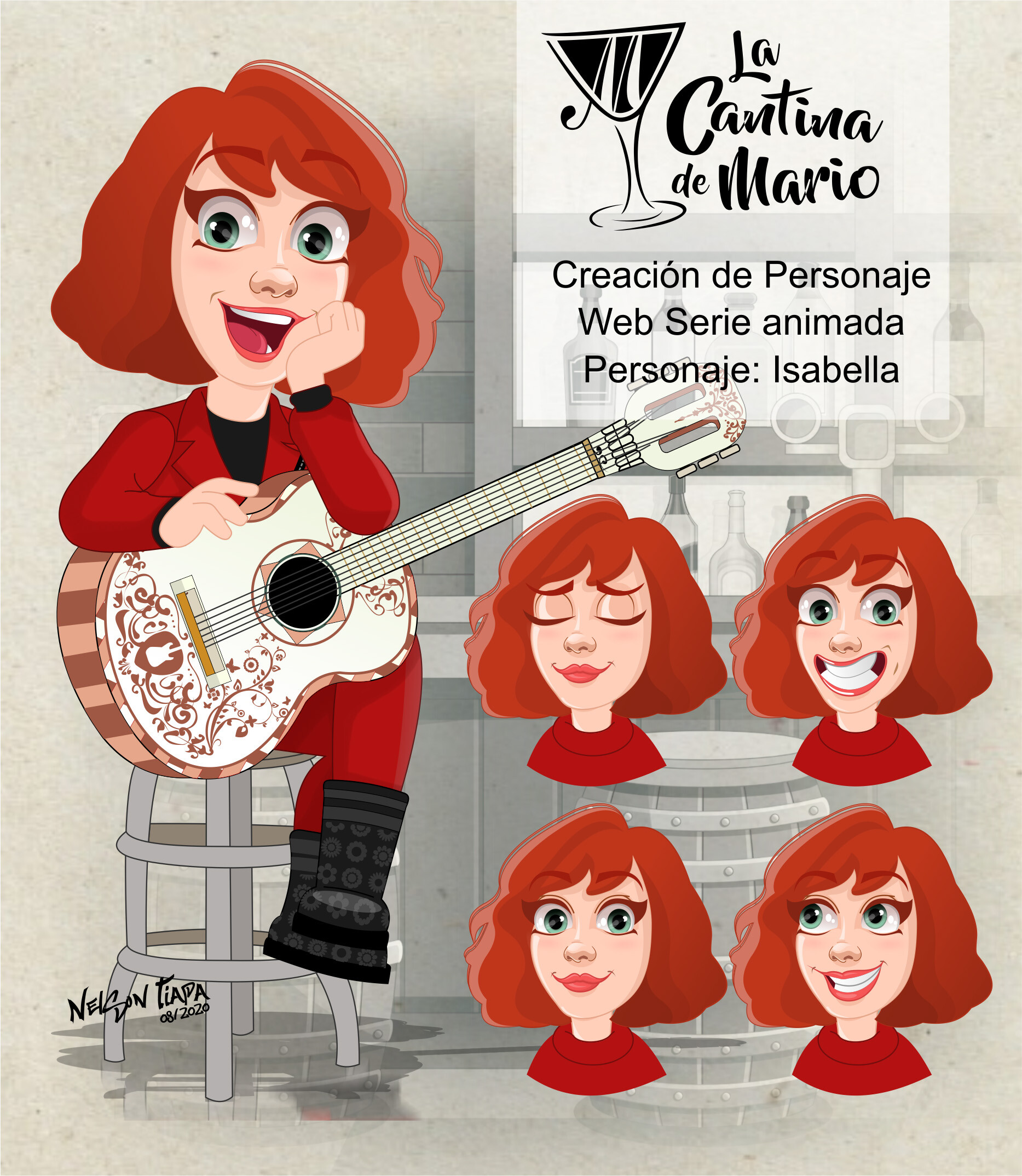 ArtStation - Isabella (Diseño de personaje)