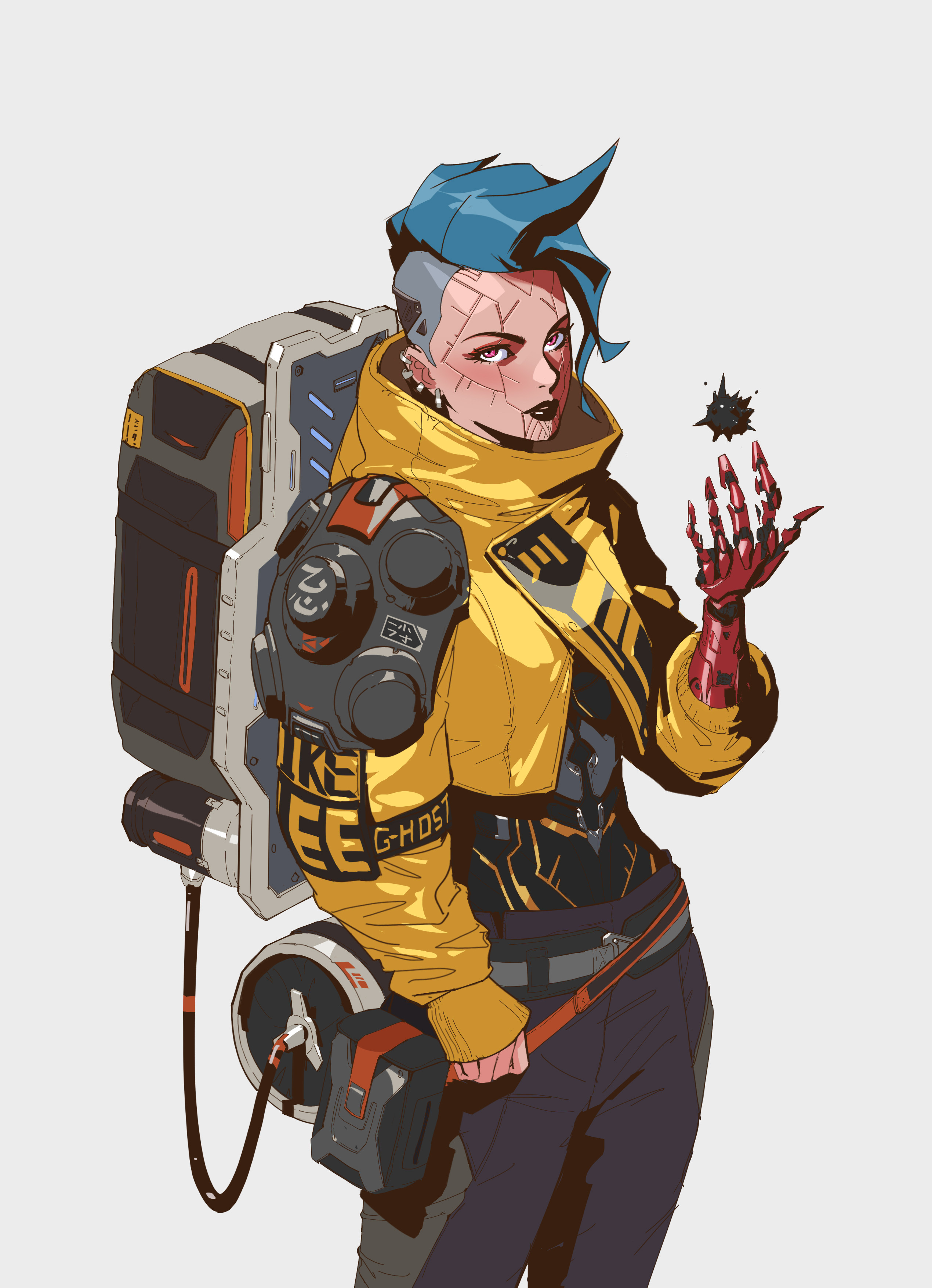 Cyber Girl by G-host Lee : r/ImaginaryCybernetics