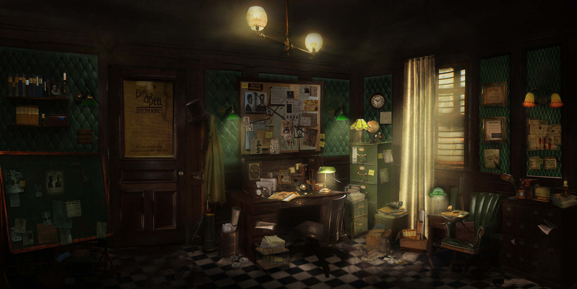 ArtStation - Detective Office