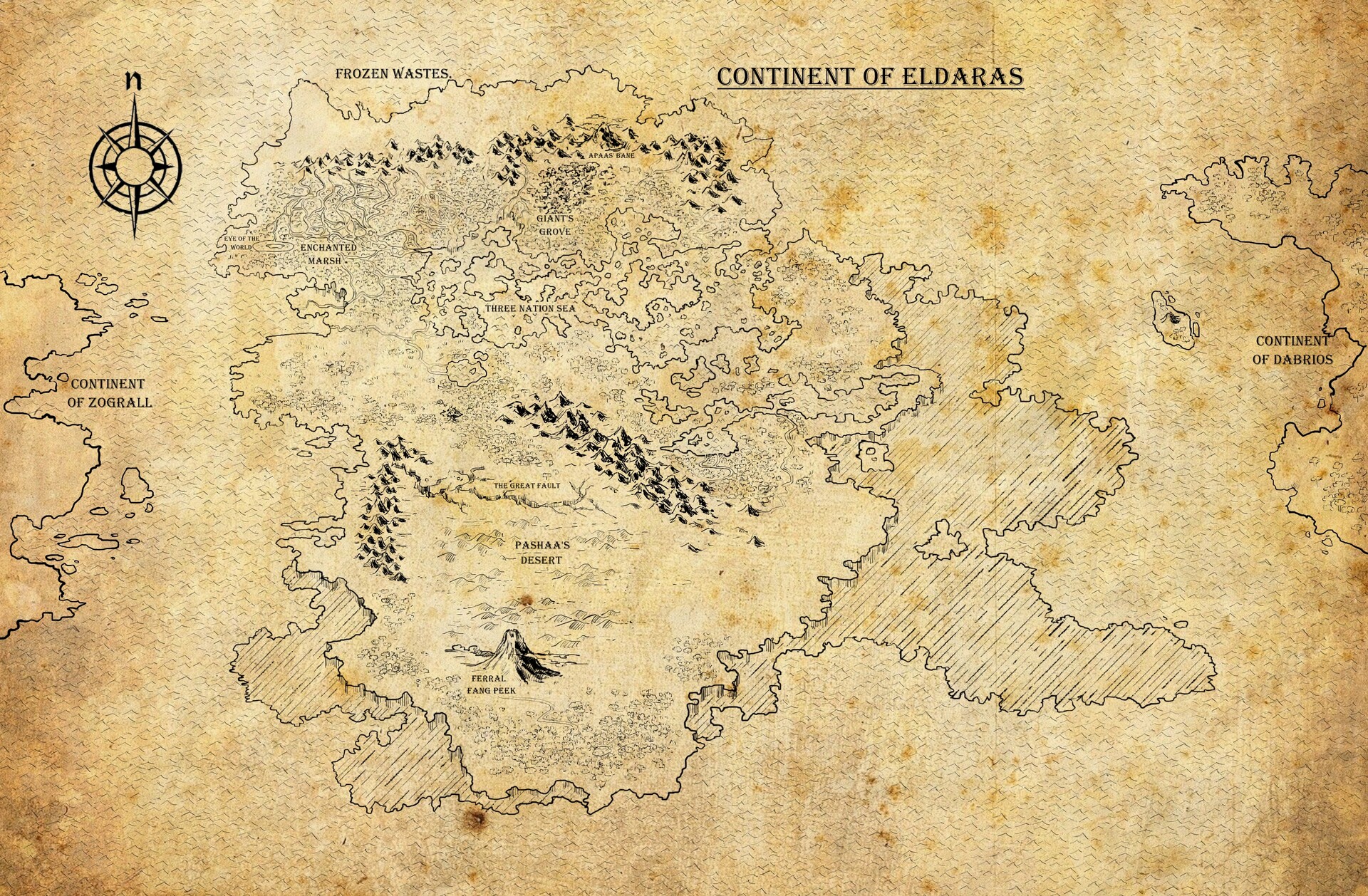 ArtStation - "Eldaras": Maps and Characters