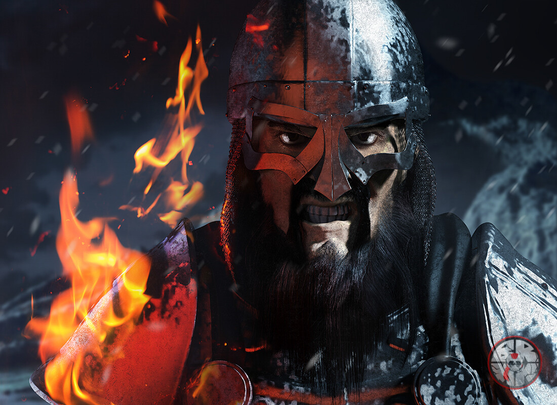 ArtStation - Viking face