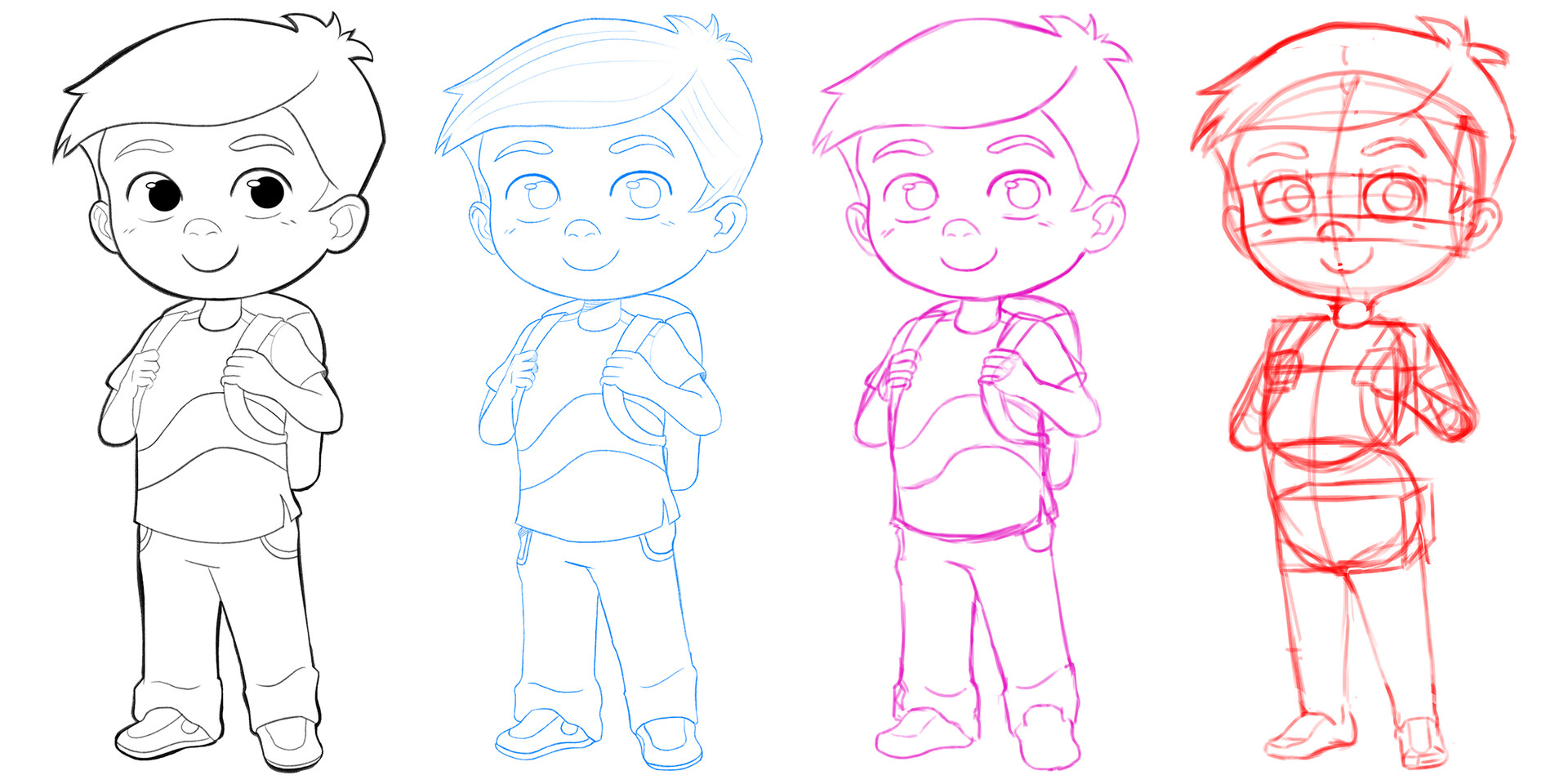 how to draw characters for a childrens book