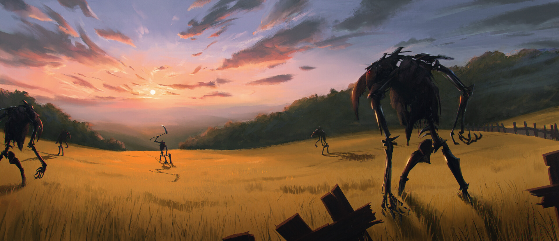 ArtStation - Scarecrow massacre