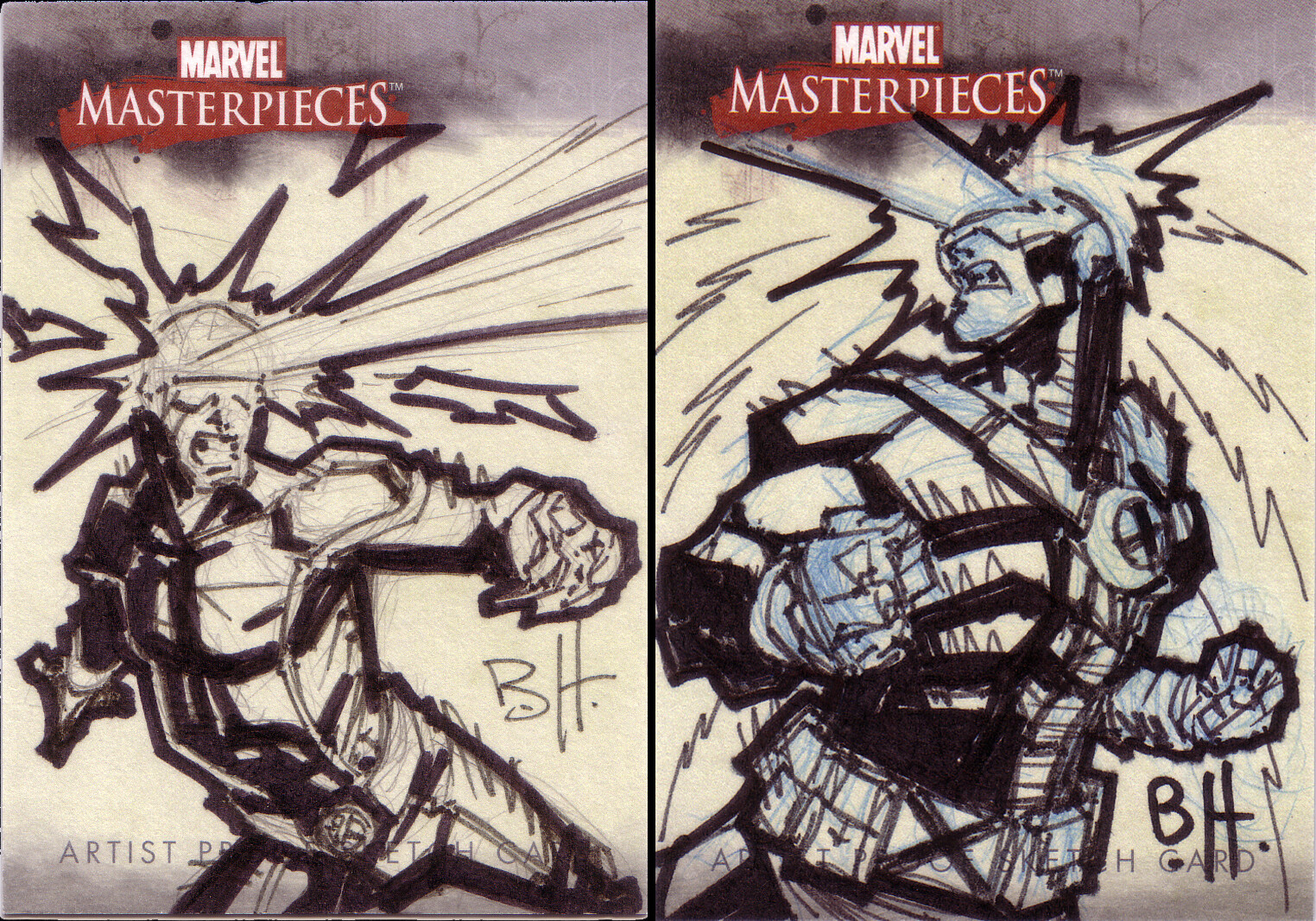 ArtStation - Marvel Masterpieces Cyclops Sketch Cards