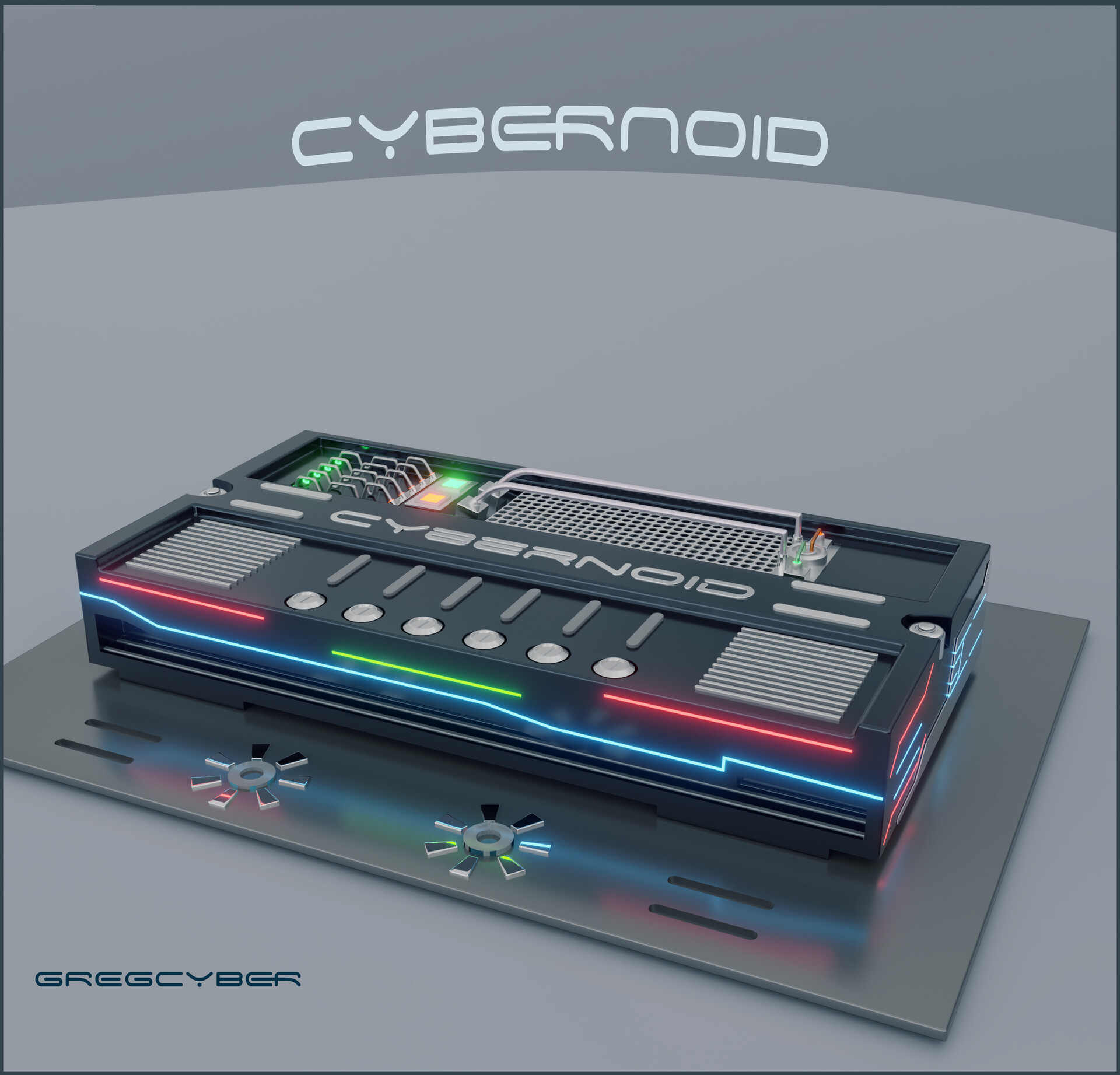 ArtStation - Sci-Fi Cybernoid Irregular Cube