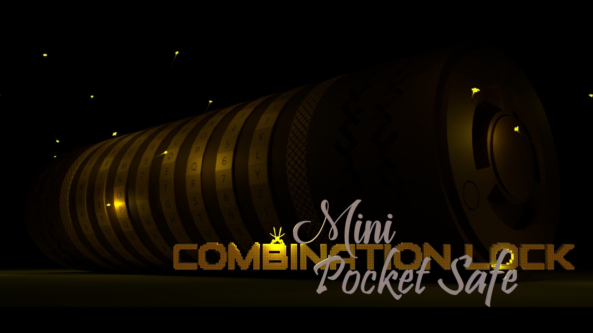 ArtStation - Mini Combination Lock Pocket Safe