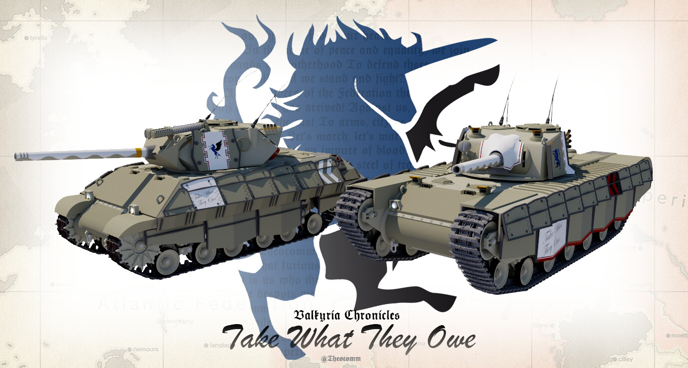 Jean-Martin - Valkyria Chronicles-style Churchill and Wolverine ...