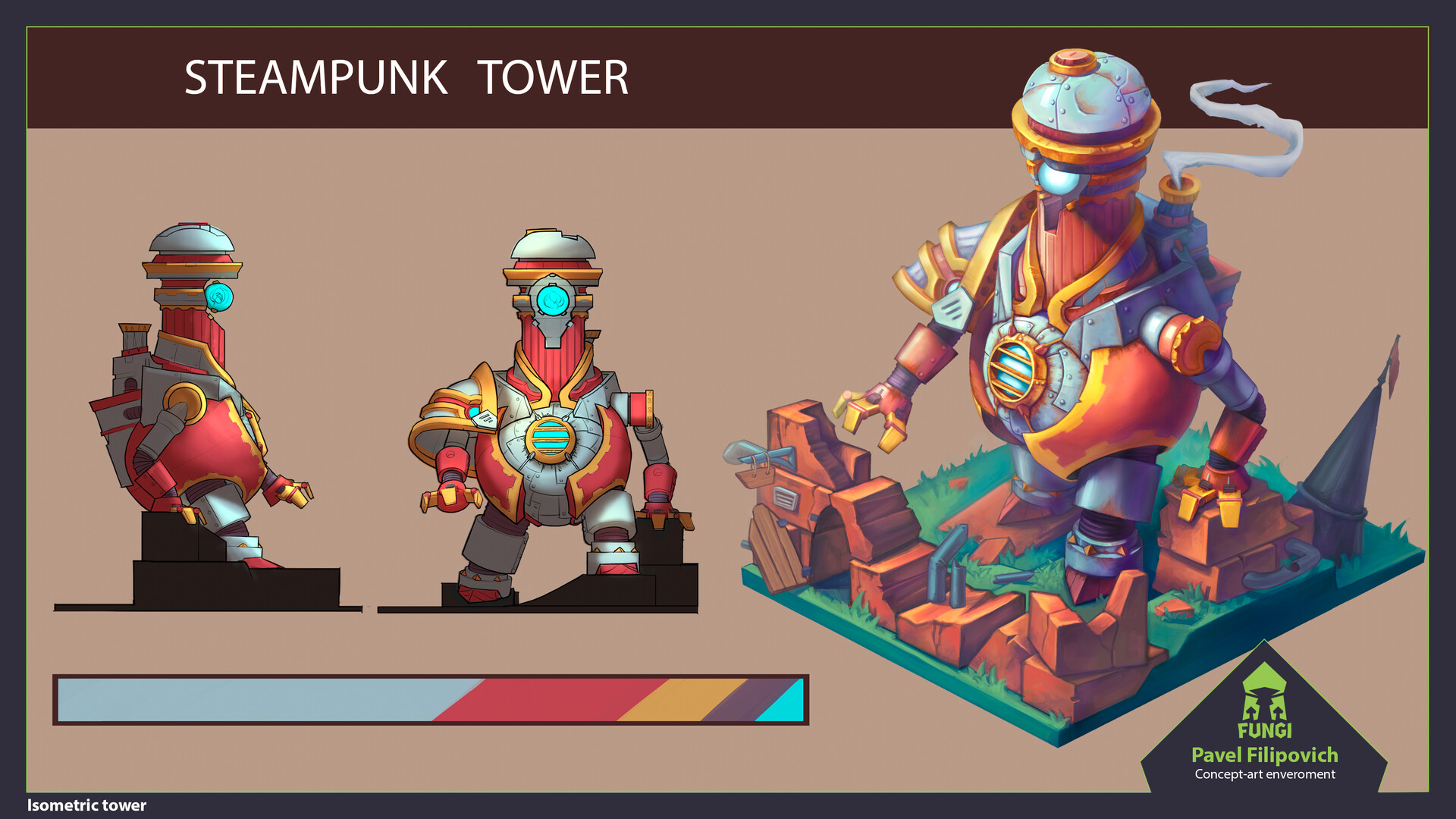 ArtStation - Steampunk tower
