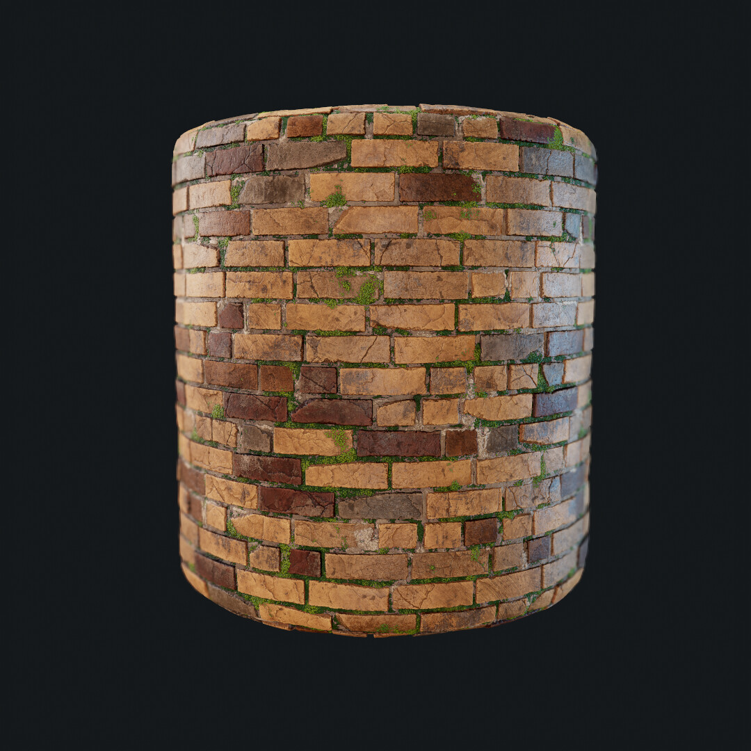 ArtStation - Brick Wall - Substance Designer
