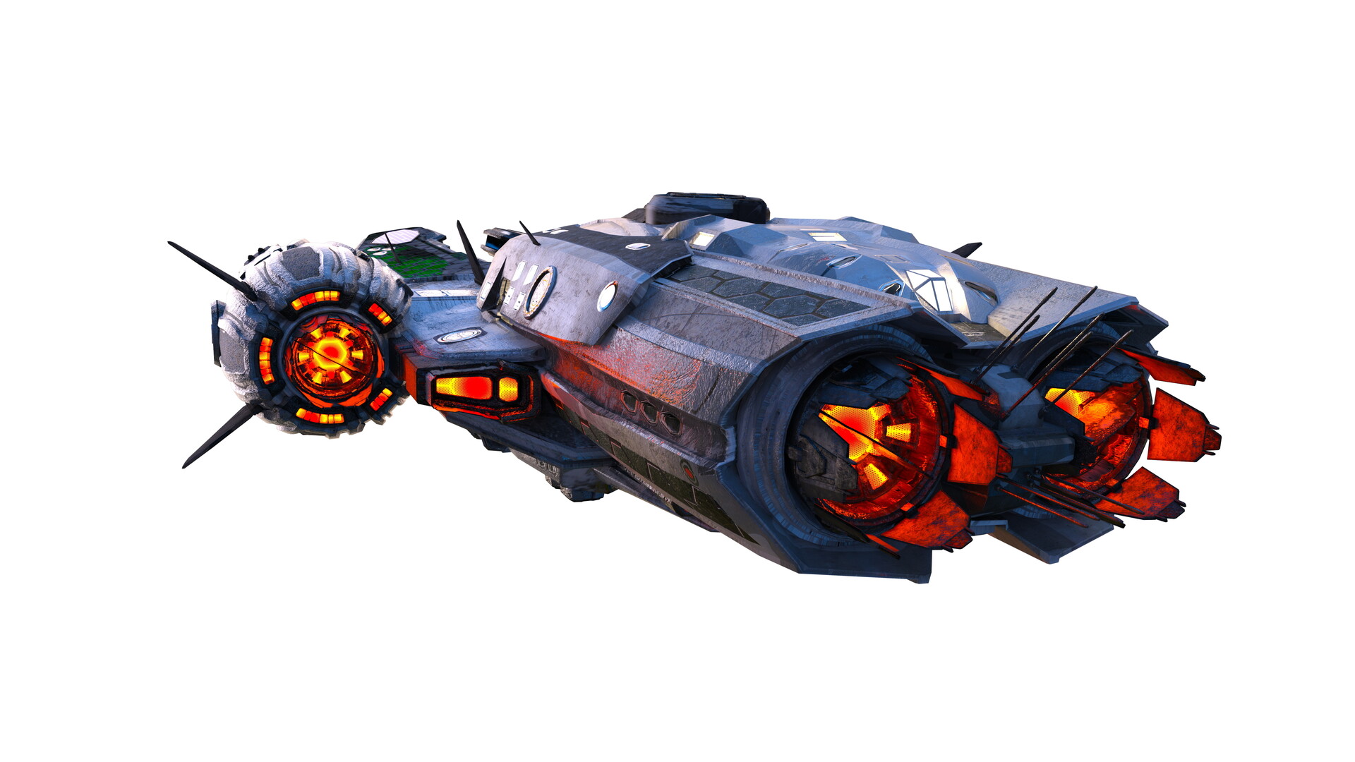 ArtStation - 3d Game art Space Ships