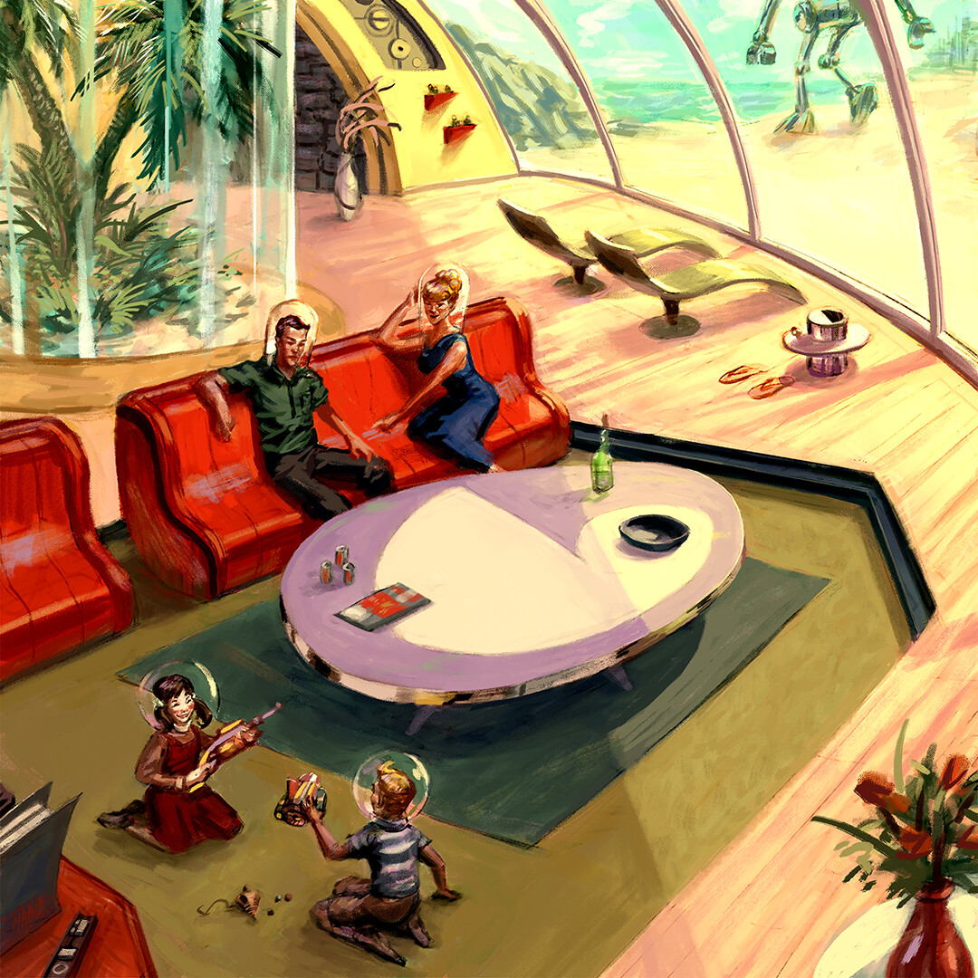 ArtStation - "Weekends" Album Cover