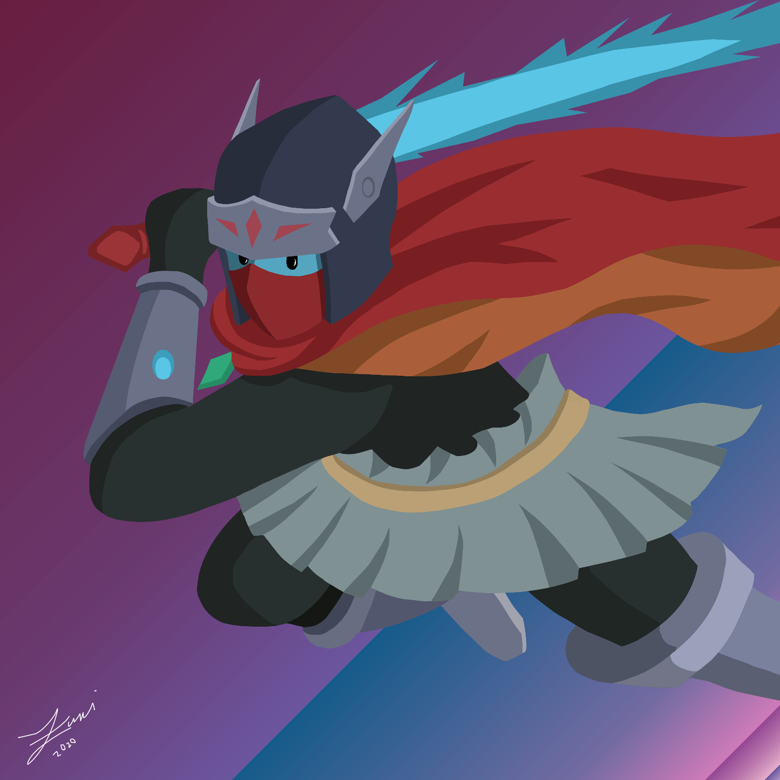 ArtStation - Hyper Light Drifter fanart #2