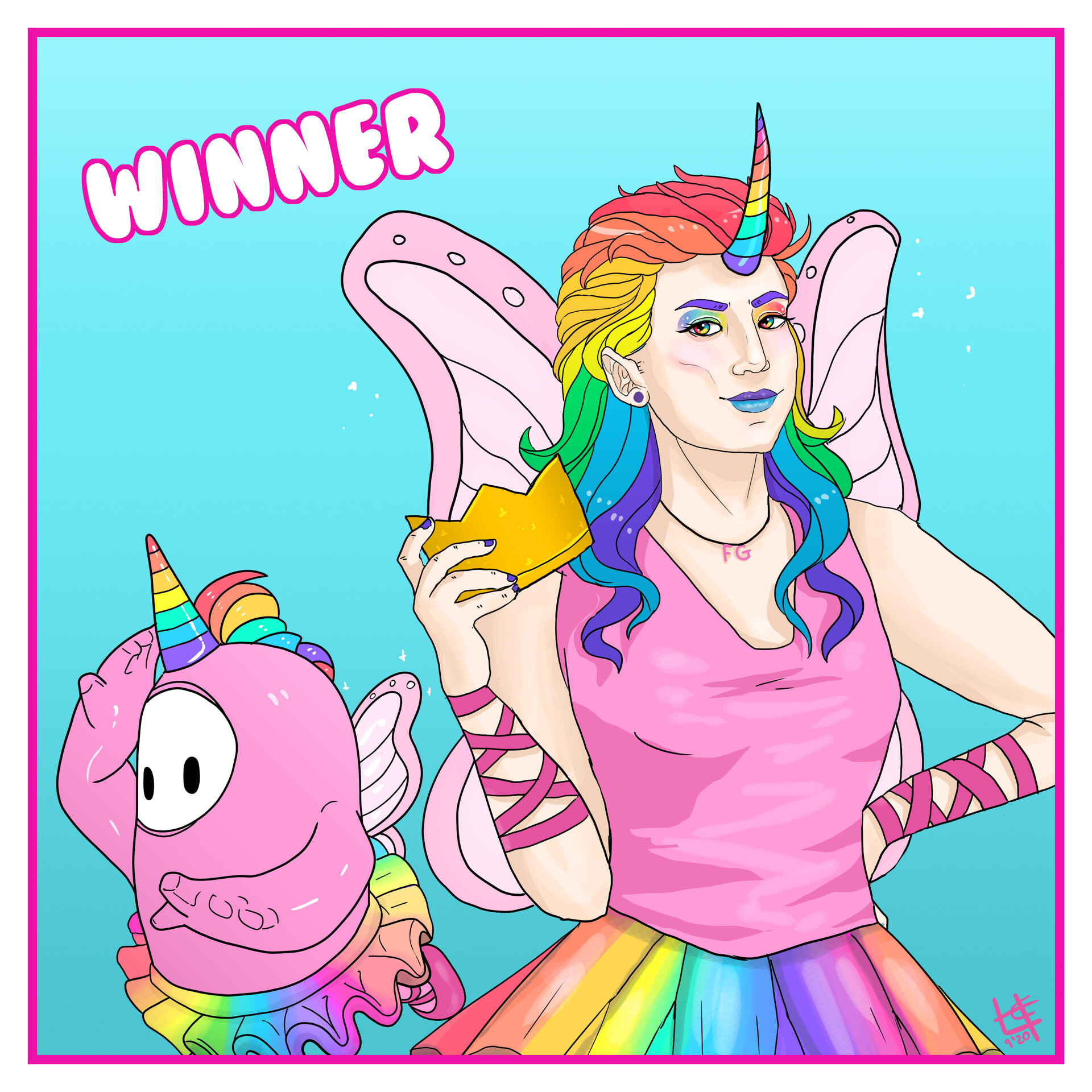 ArtStation - Fall Guys As Humans