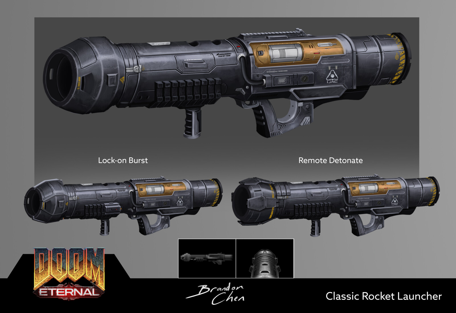 Brandon Chen - Classic Doom Rocket Launcher Redesign/Skin Concept