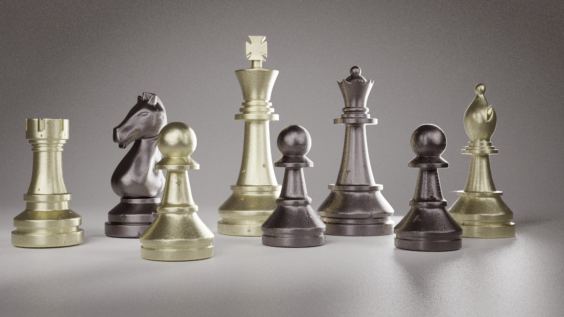 ArtStation - Photorealistic Chess Pieces