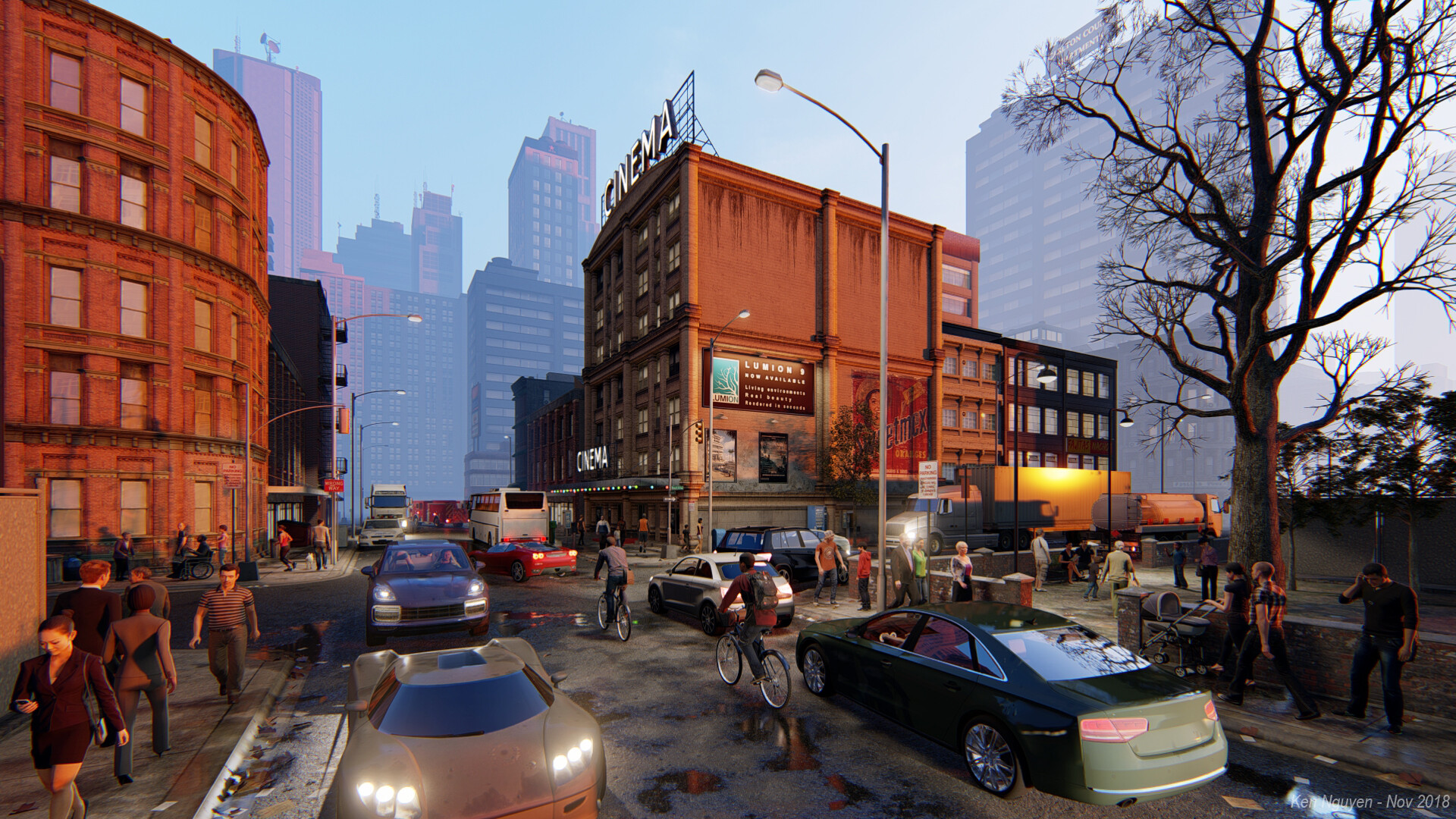 ArtStation - A Day in the City