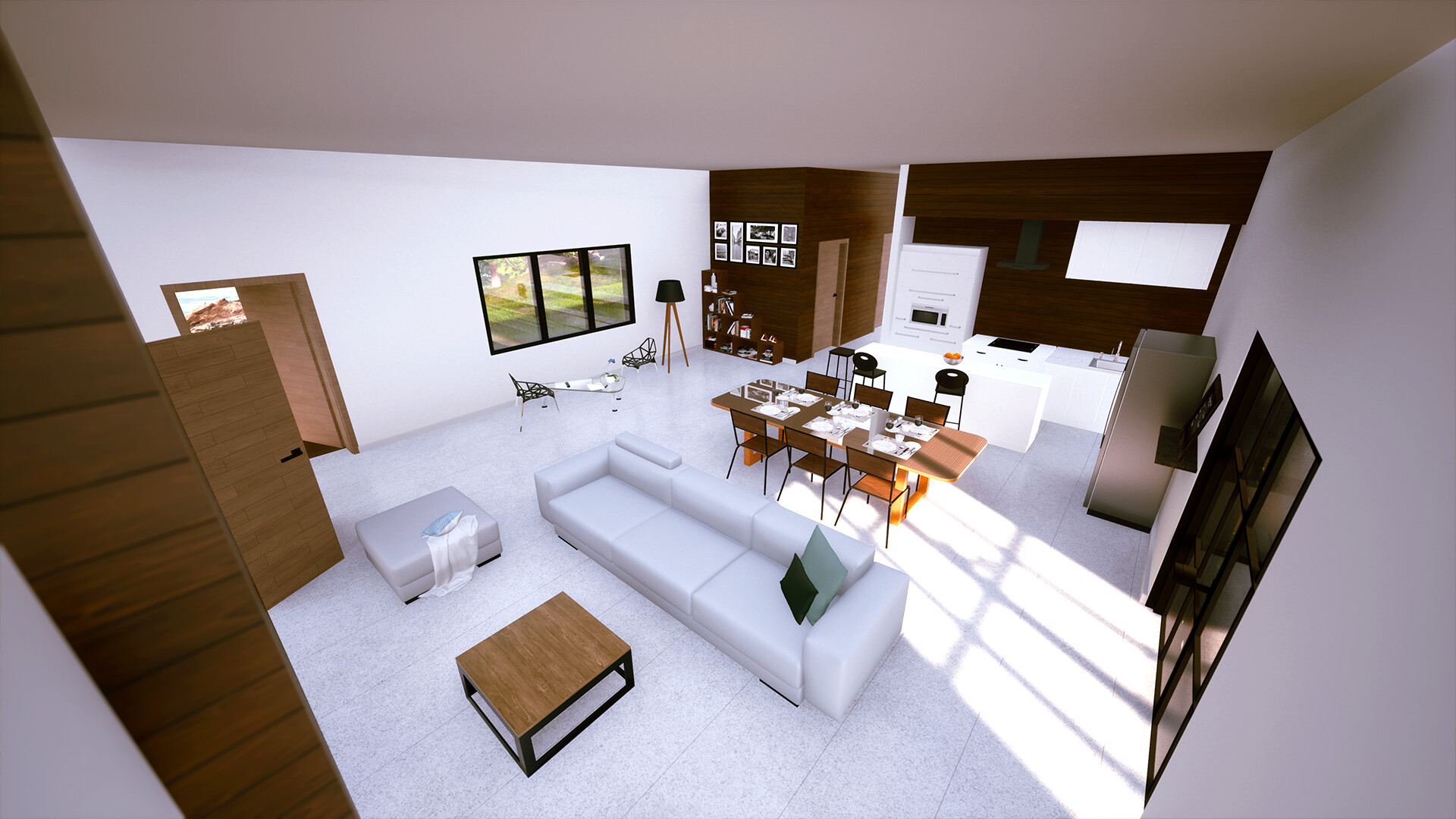 ArtStation - Modern house Arch viz