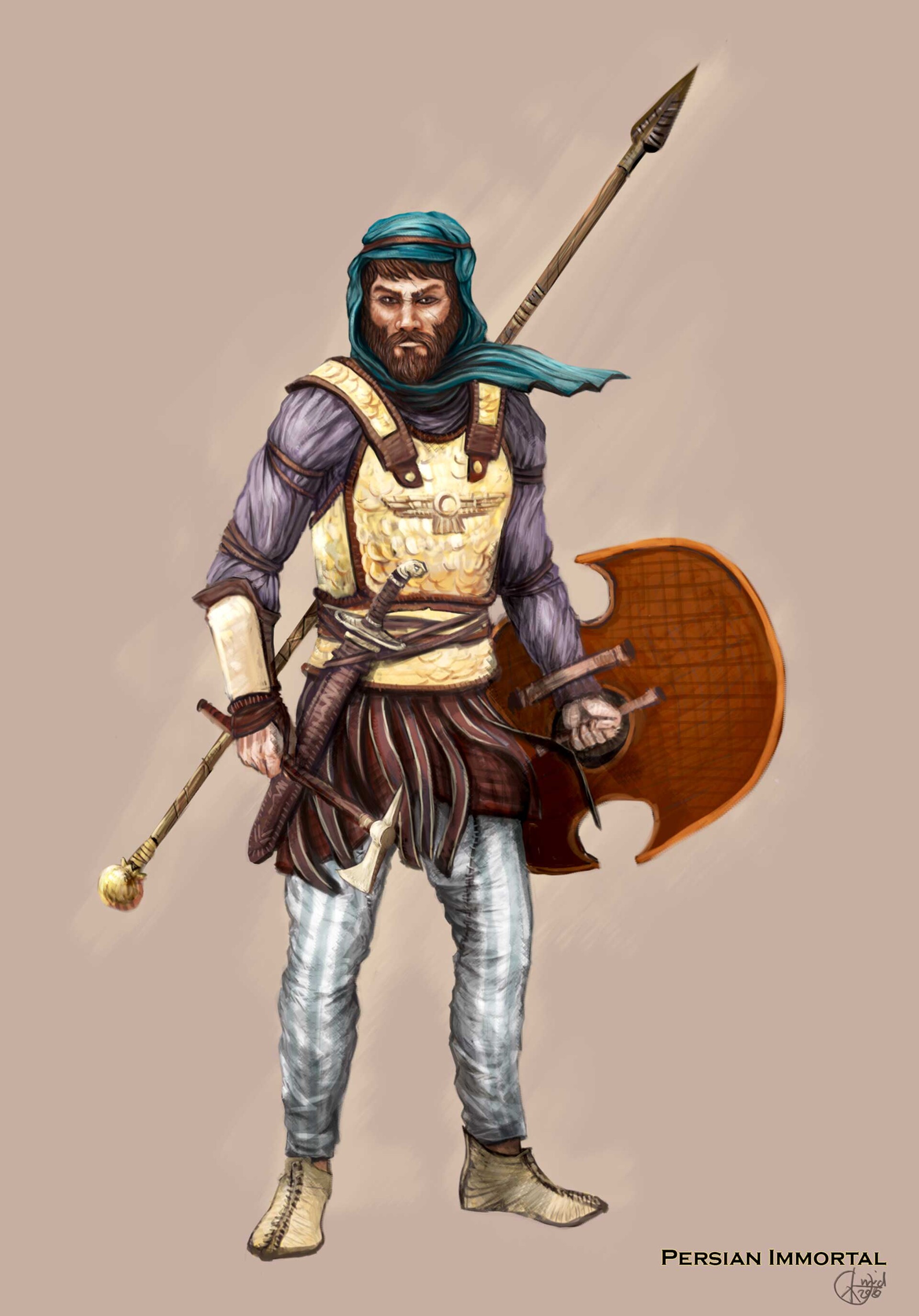 ArtStation - Persian Immortal