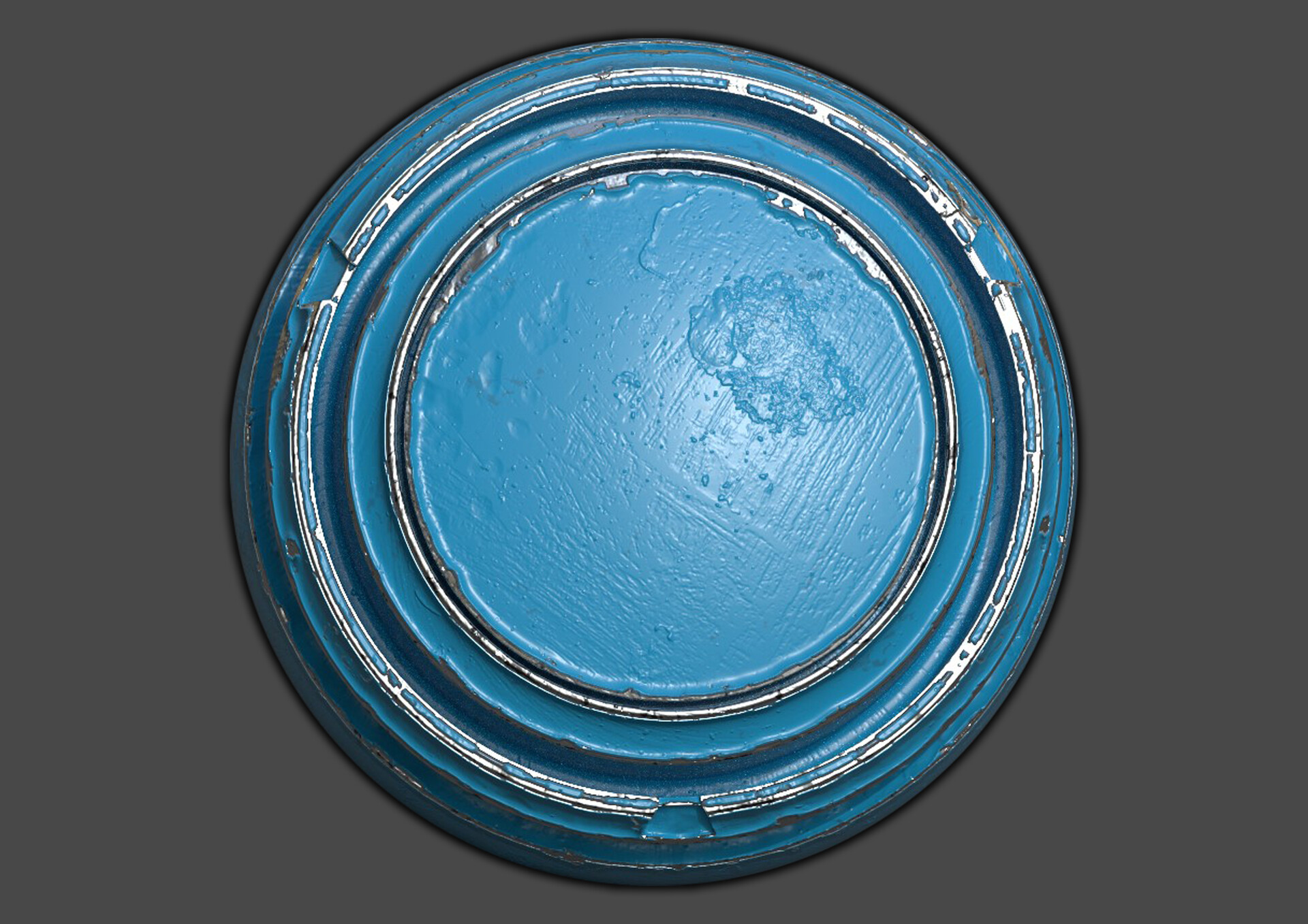 ArtStation - Blue color paint