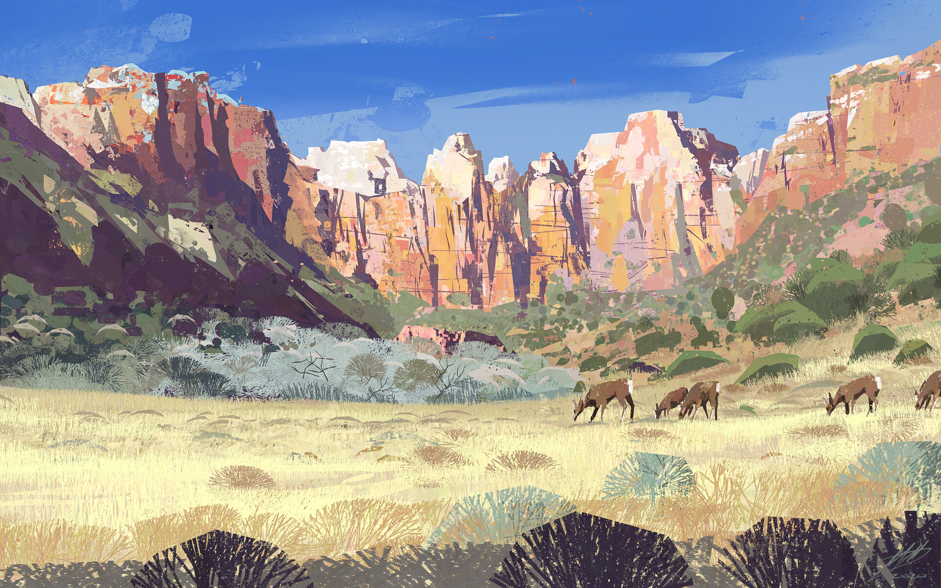 ArtStation - Zion National Park