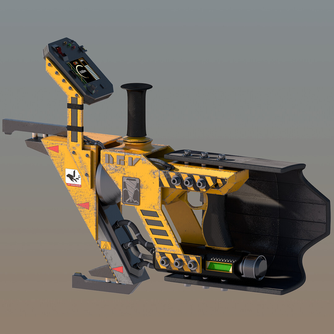 ArtStation - Static Stream Energy Saw