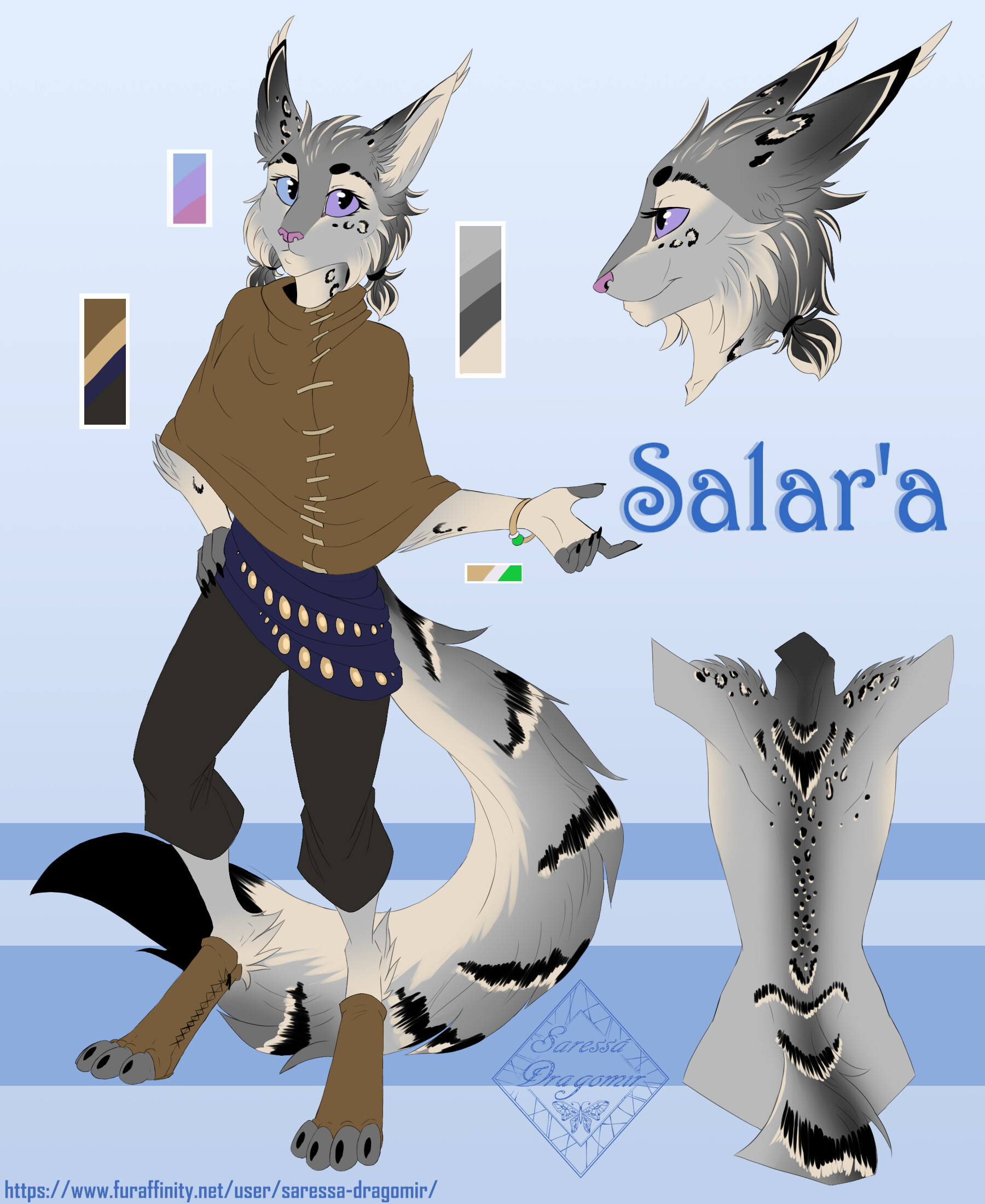 ArtStation - Salar'a - Ref sheet.