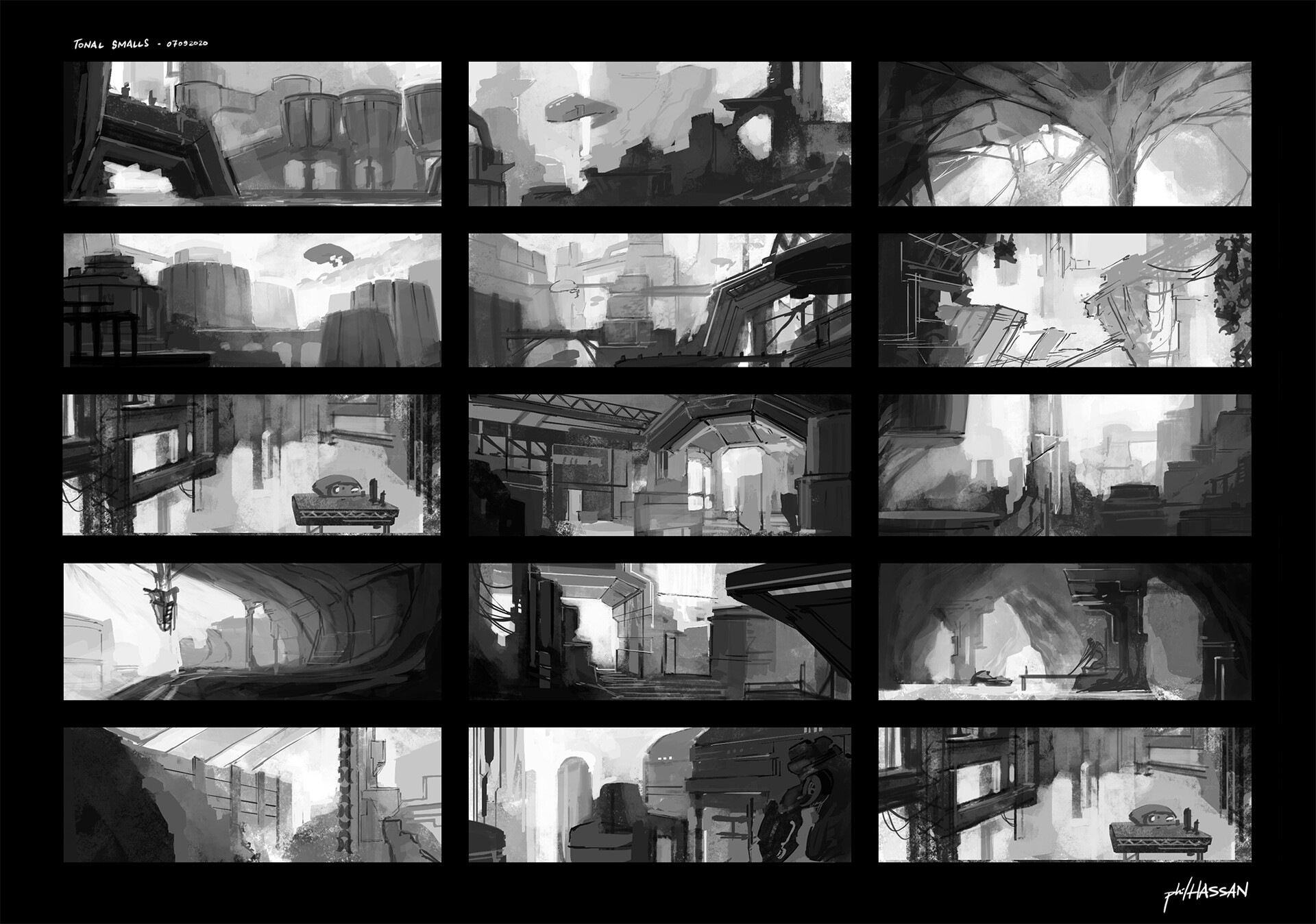 ArtStation - tonal smalls