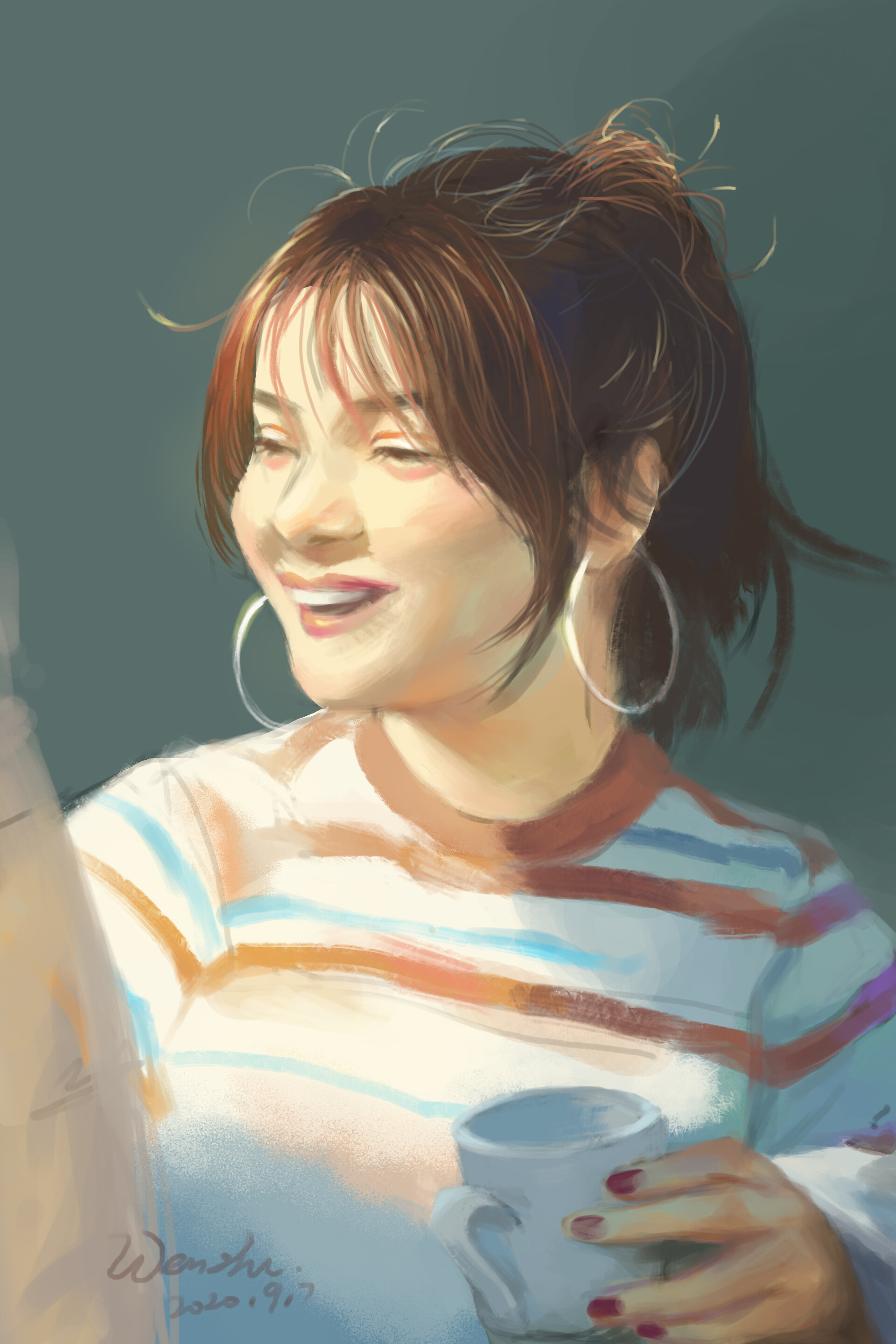 ArtStation - The girl in the sun