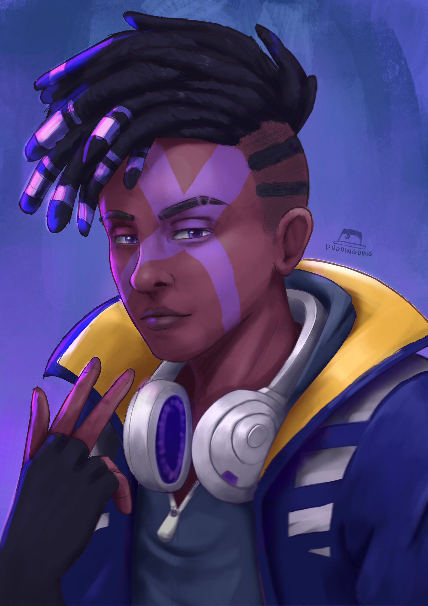 ArtStation - True Damage Ekko Fanart