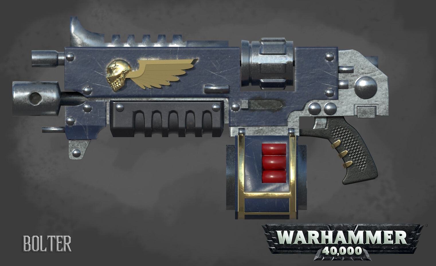 Daniel Garcia - Warhammer 40K - Bolter fanart