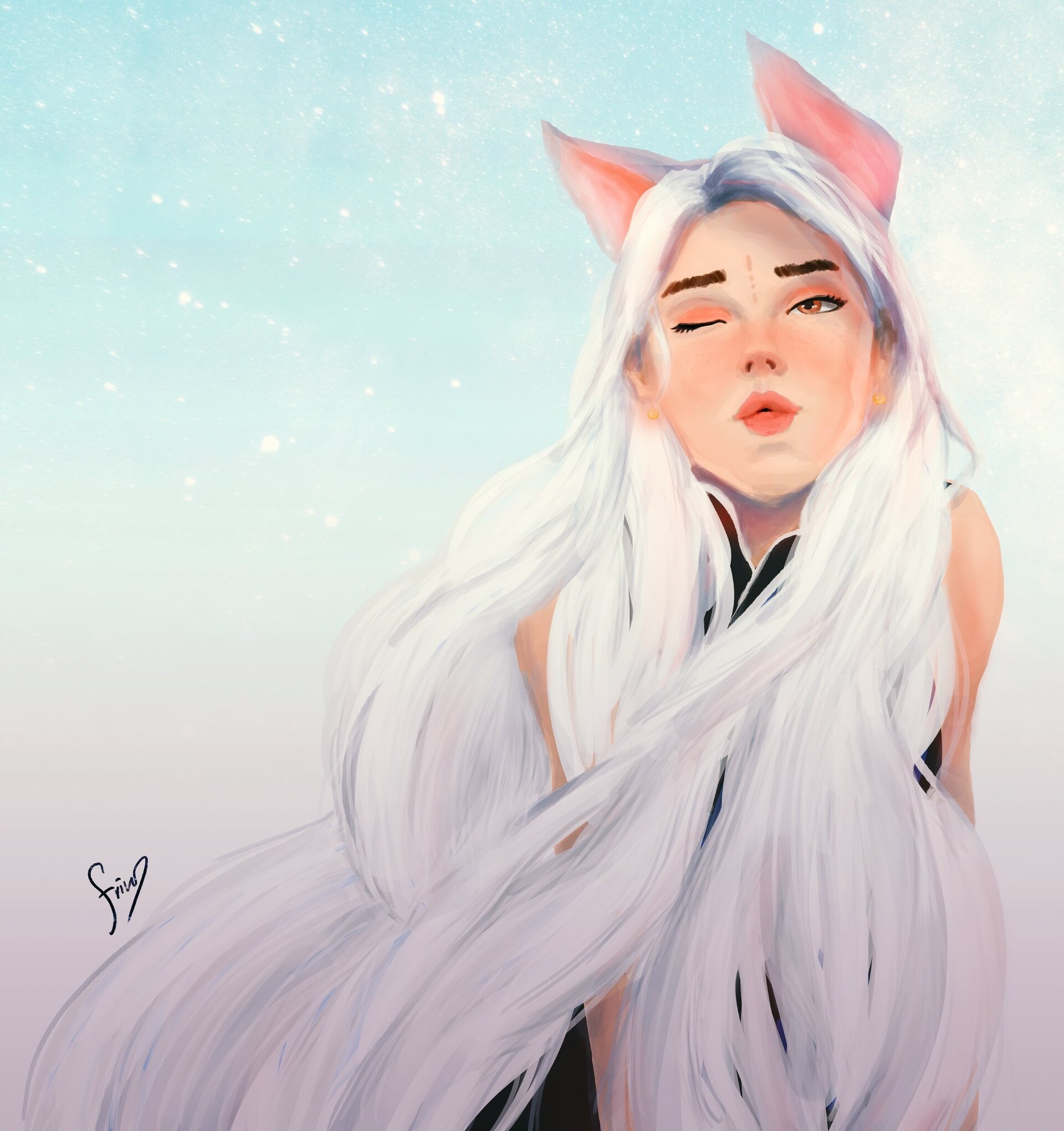 ArtStation - DTIYS: Fox Lady